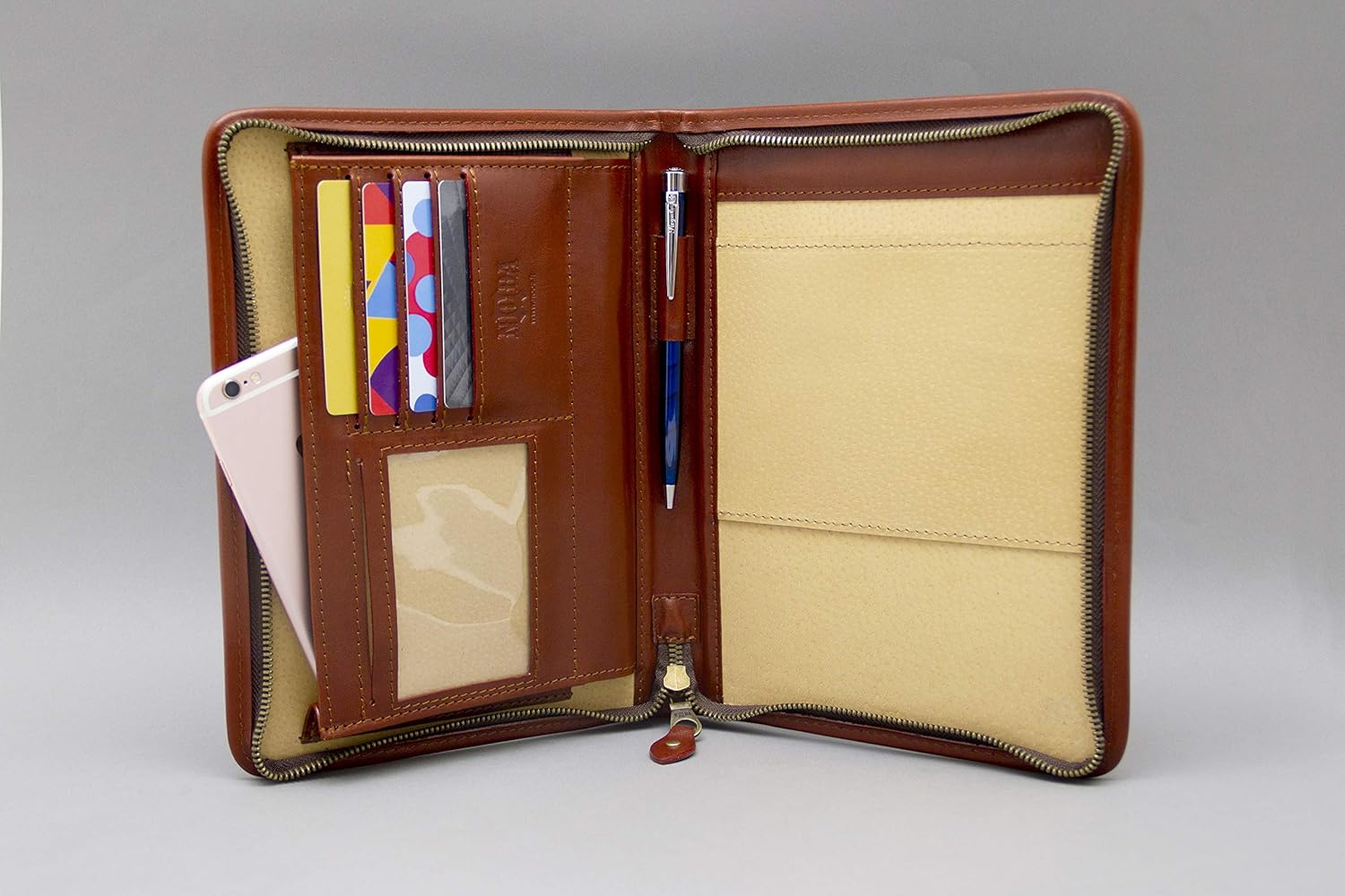 A5 Genuine Leather Organiser, Document Bag A5, Notebook Holder, Notepad ...