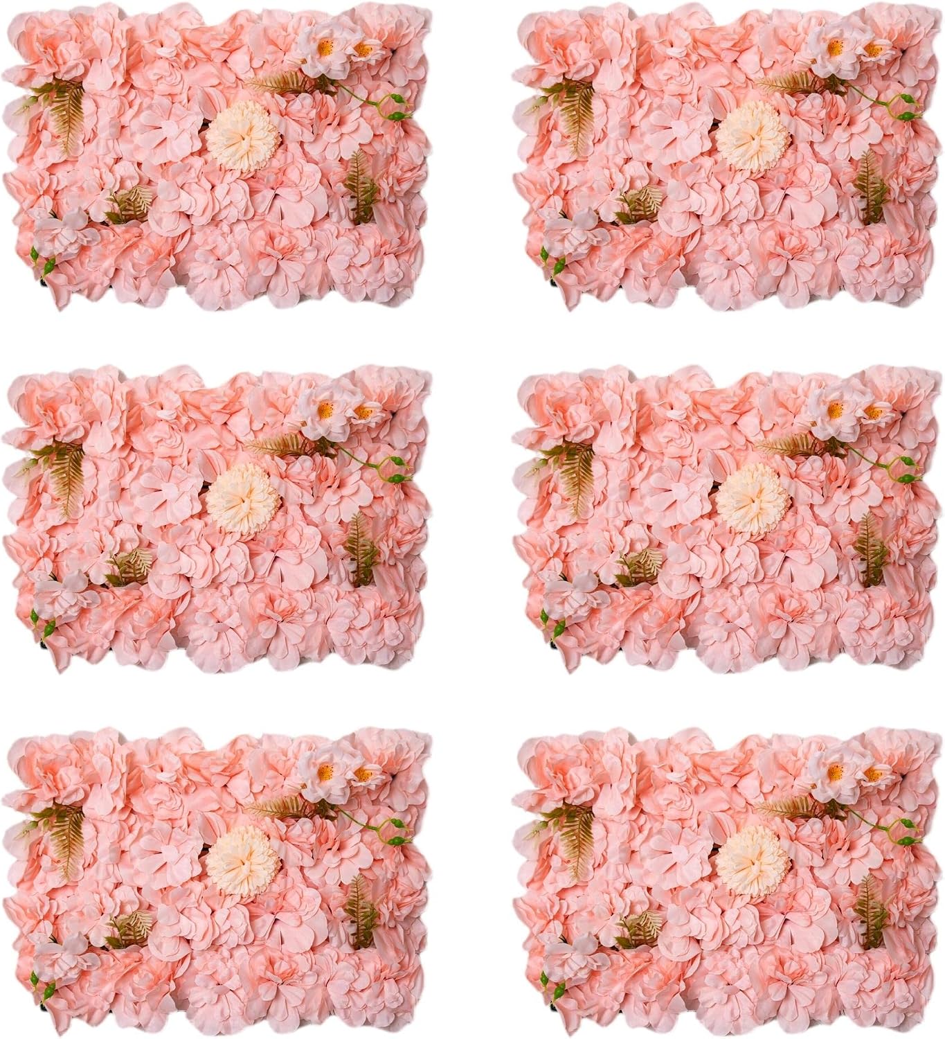 Amazon.com: Imperial Pink Flower Wall Backdrop Panel - Pack of 6 ...