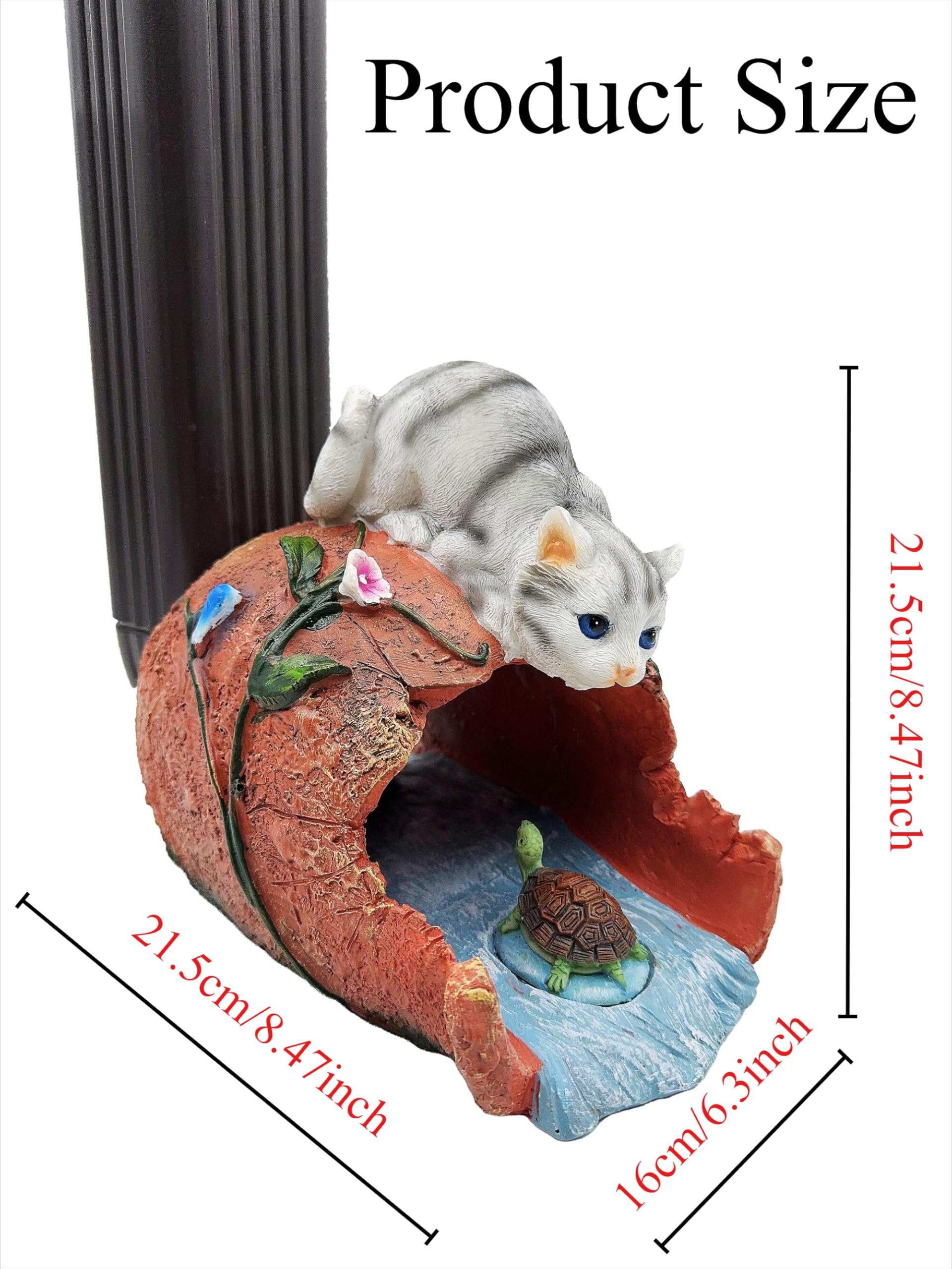Snapklik.com : Cat Gutter Downspout Extender Statue, Funny Garden ...