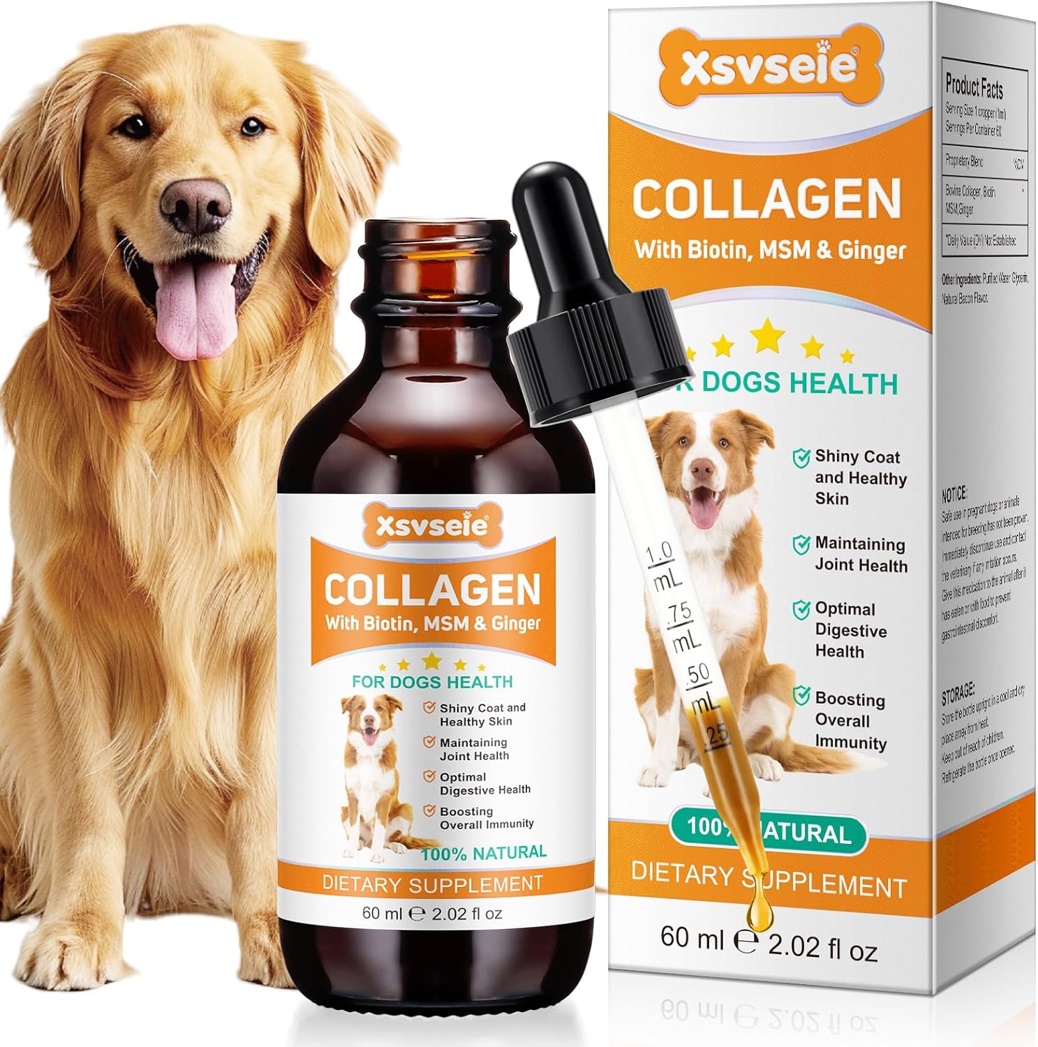 Collagen for Dogs, Liquid Collagen for Dogs, Dog Joint Supplements ...