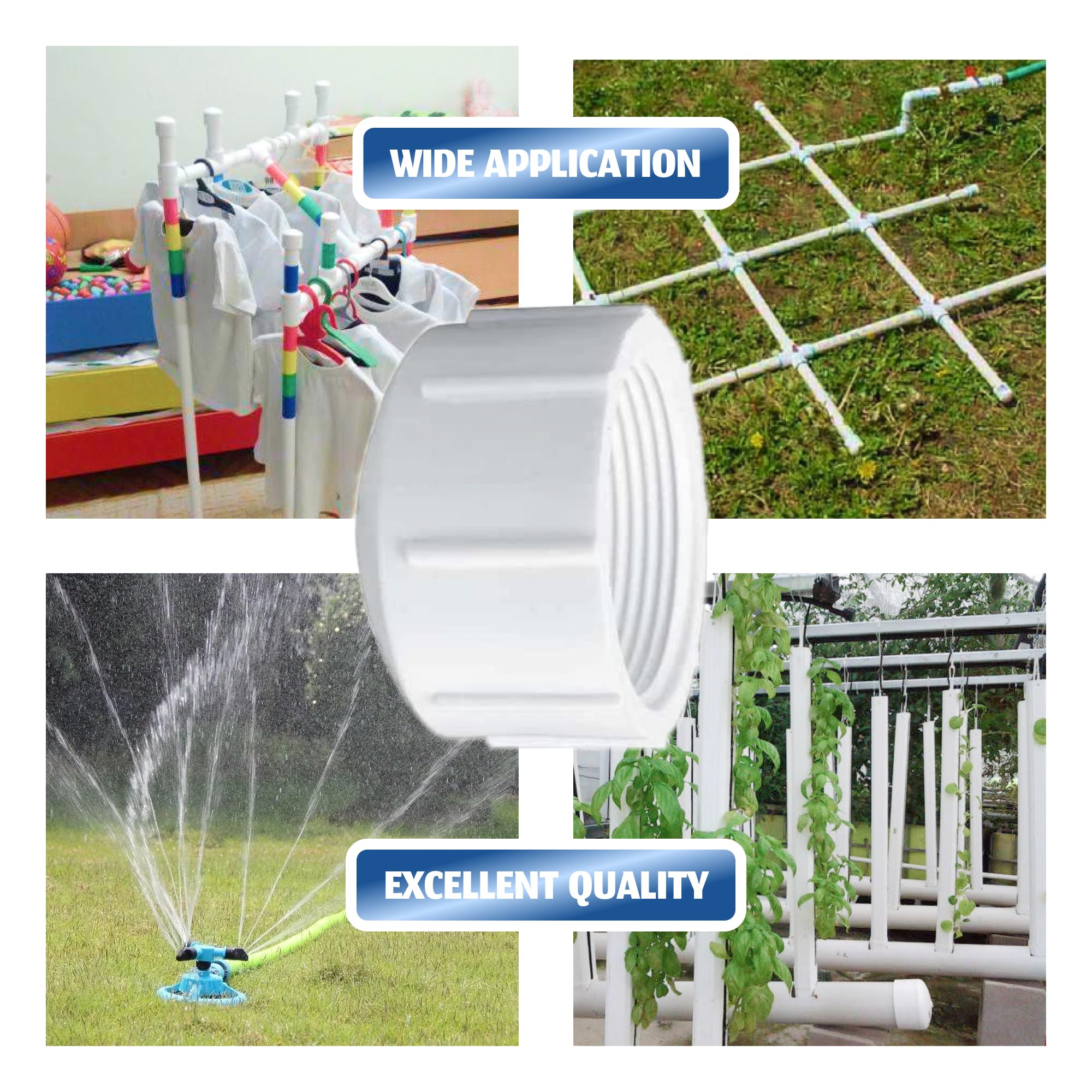 Snapklik.com : 3 Inch PVC Pipe End Cap Sch 40 3 PVC Cap PVC End Cap 3 ...