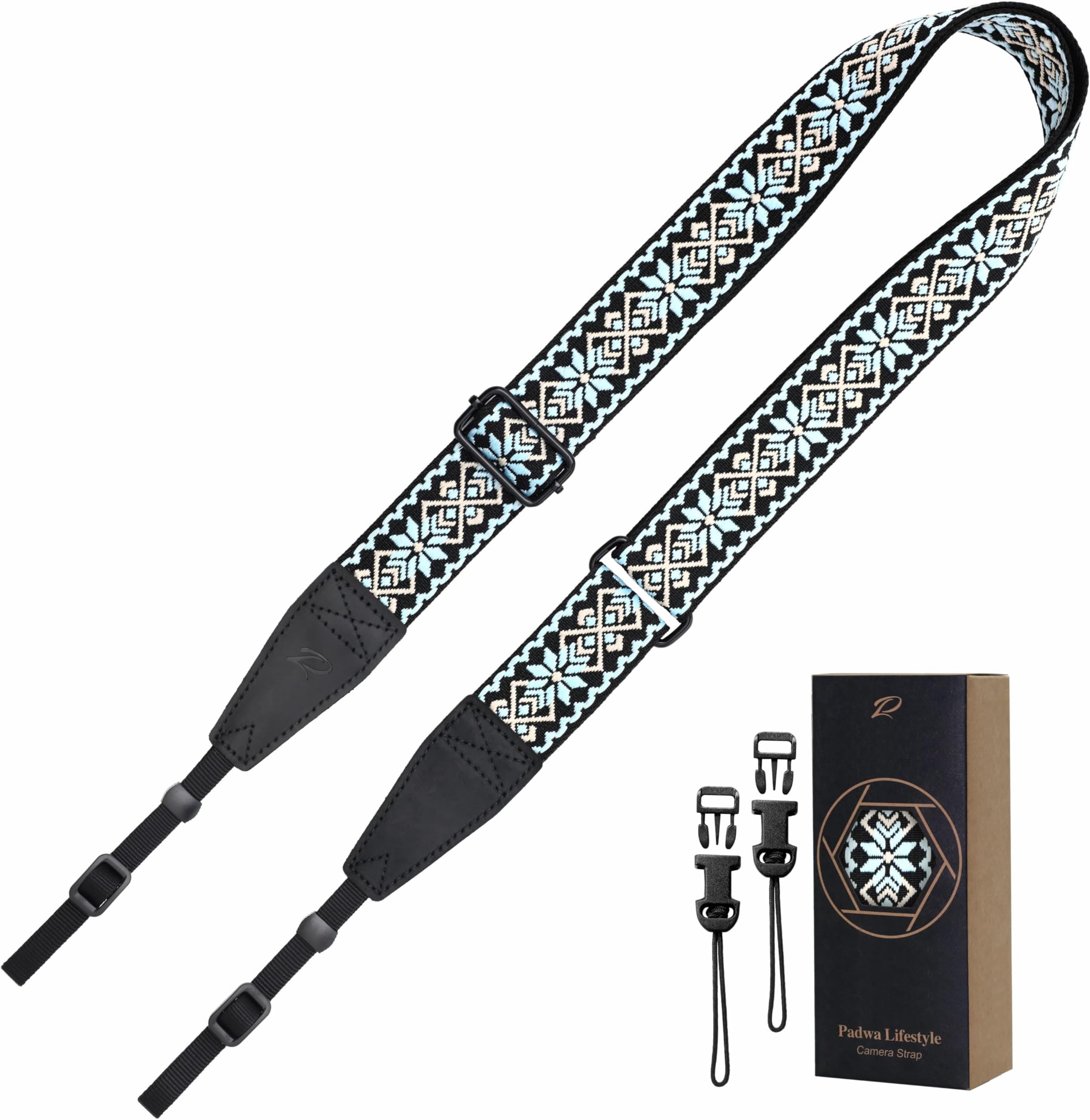 Amazon.com: Padwa Lifestyle Adjustable Camera Strap - 1.5" Full Grain ...