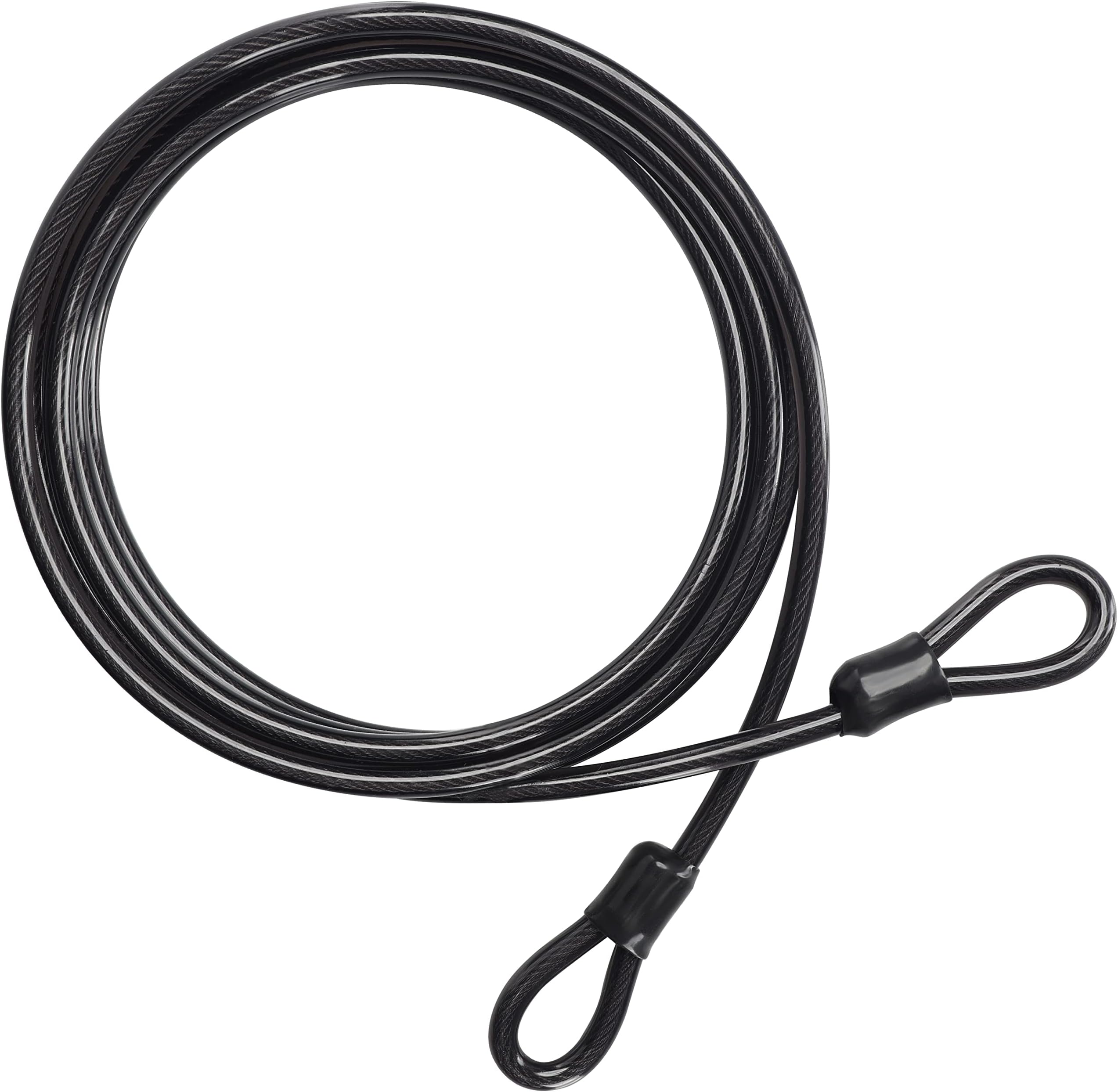 Burg-Wachter 124C Double Loop Vinyl Coated Multi-Stranded Braided Steel ...