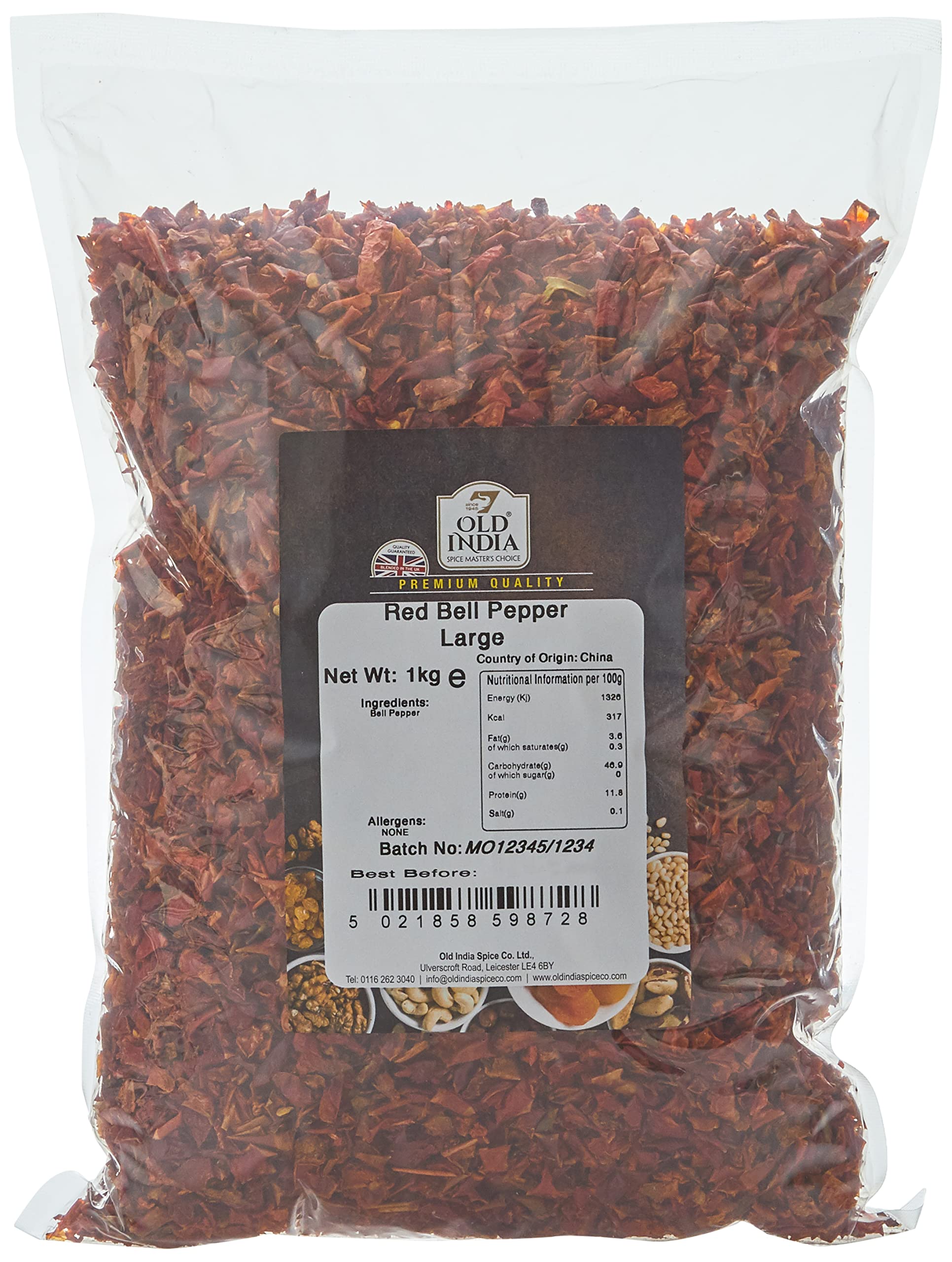 Old India Red Bell Pepper Large 1kg : Amazon.co.uk: Grocery