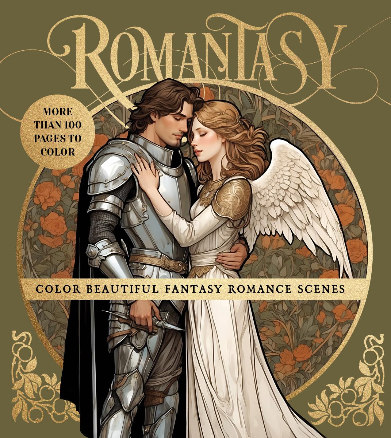 Amazon.com: Romantasy Coloring Book: Color Beautiful Fantasy Romance ...