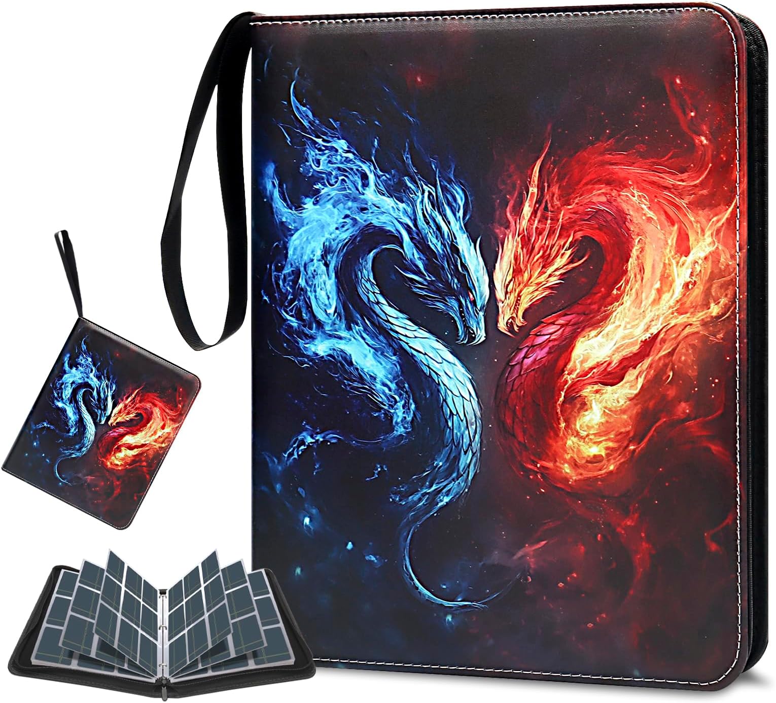 Amazon.com: Card Binder 900 Pockets, Trading Card Binder 9 Pocket Card ...