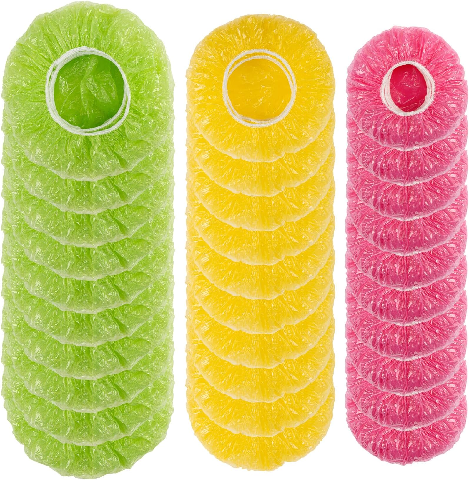 Amazon.com: MAQIHAN 80Pcs Bowl Covers Reusable - Plastic Bowl Covers ...