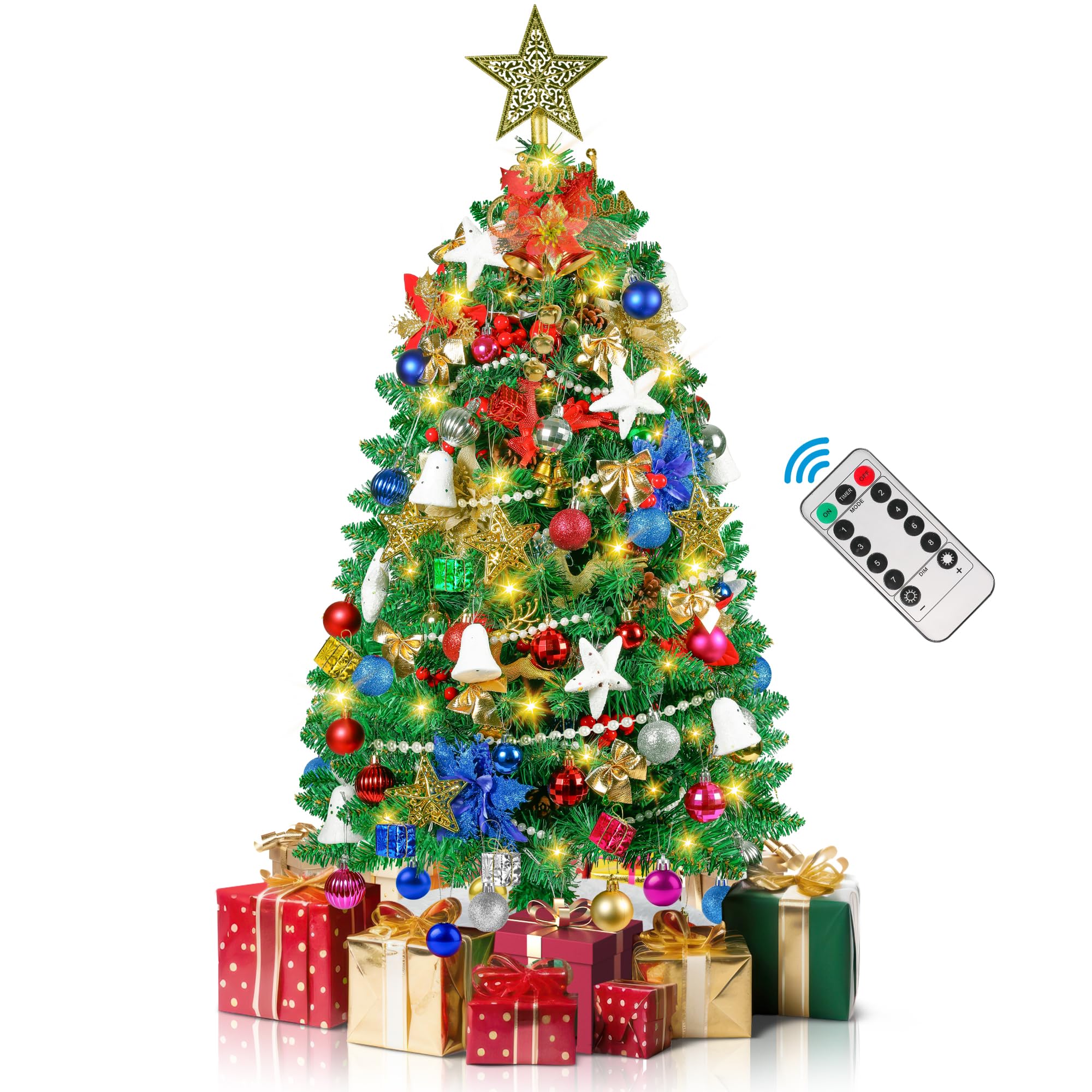 Amazon.com: 3FT Small Christmas Tree, Mini Table Top Christmas Tree ...