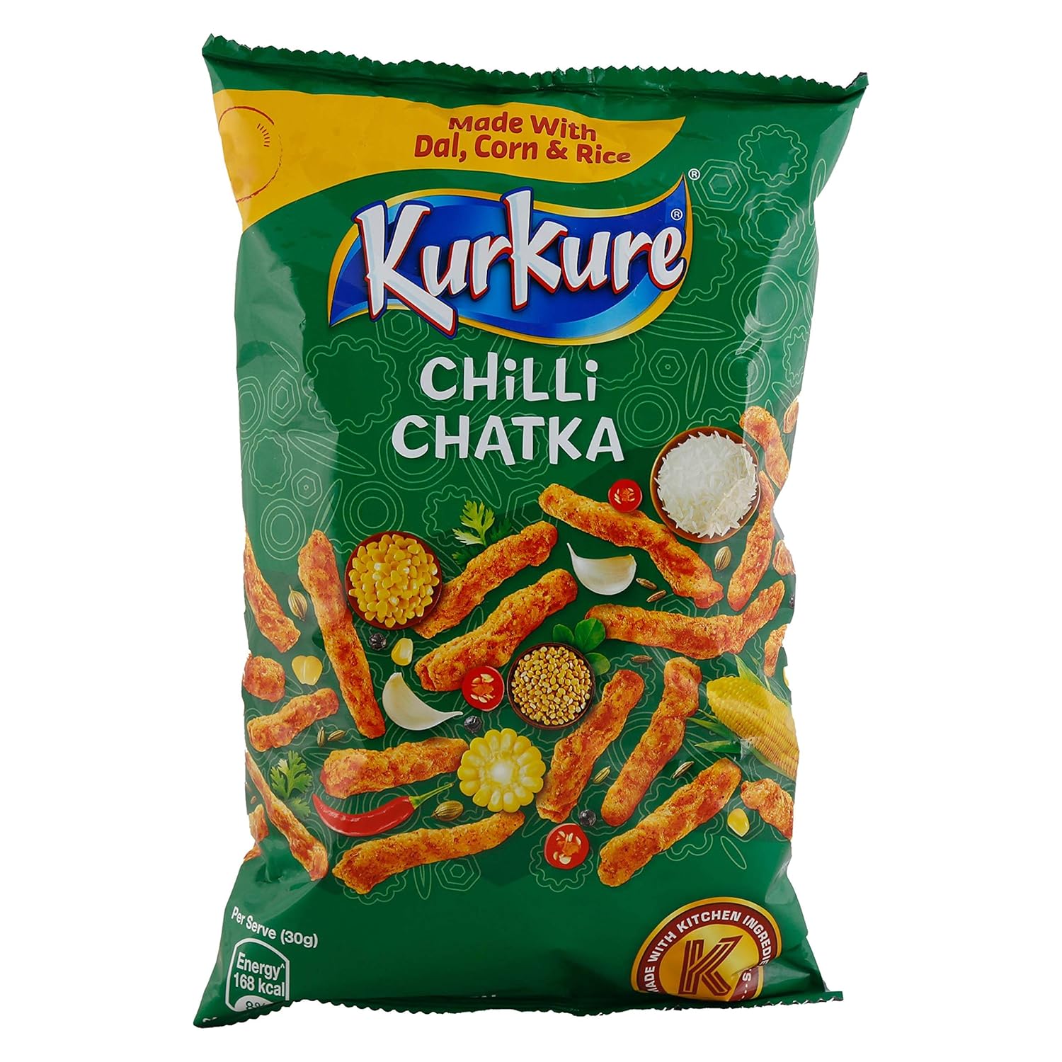 Kurkure Namkeen - Chilli Chatka, 158g : Amazon.in: Grocery & Gourmet Foods