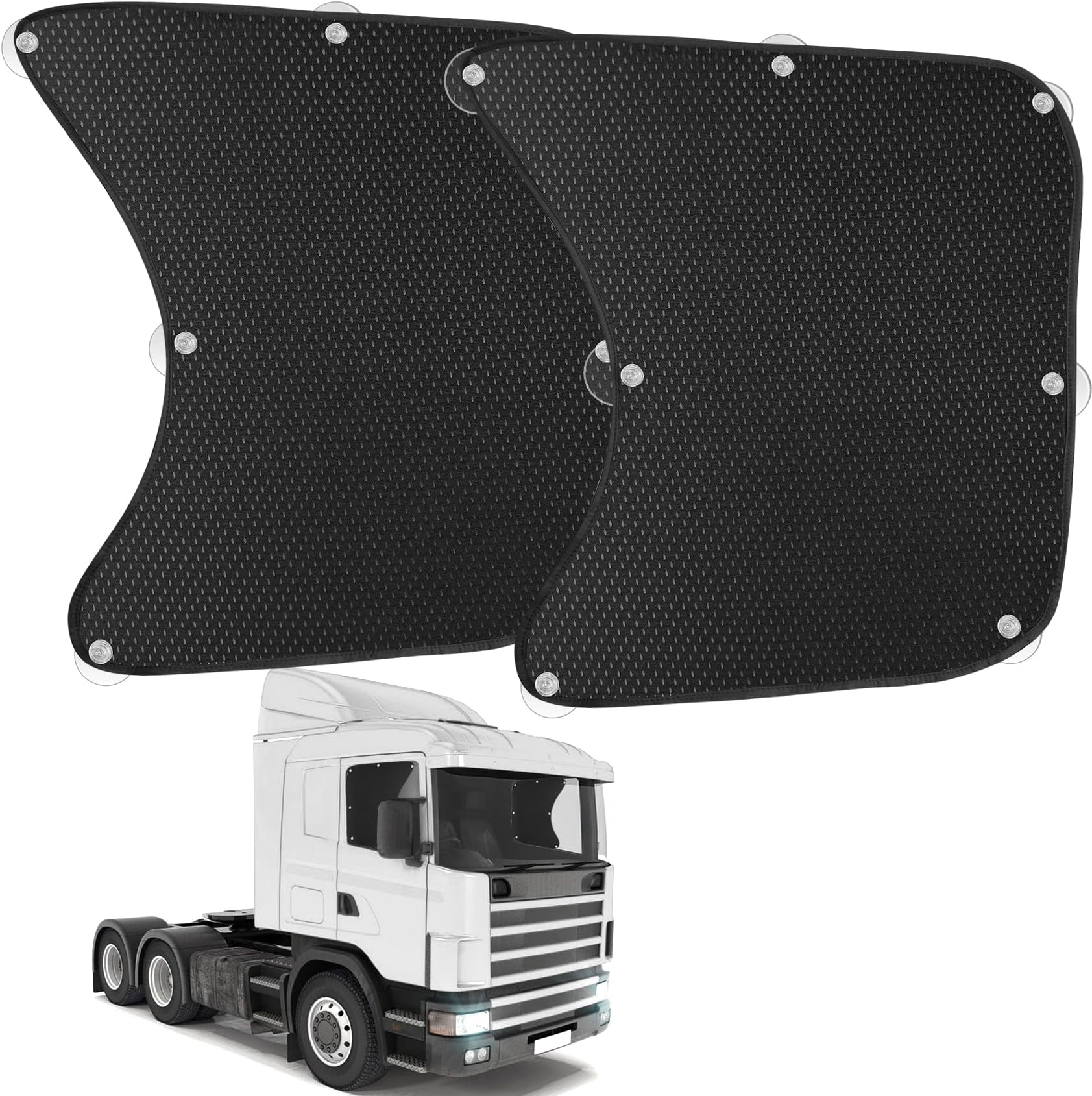 Amazon.com: 2pcs Semi Truck Side Window Sun Shade for Freightliner ...