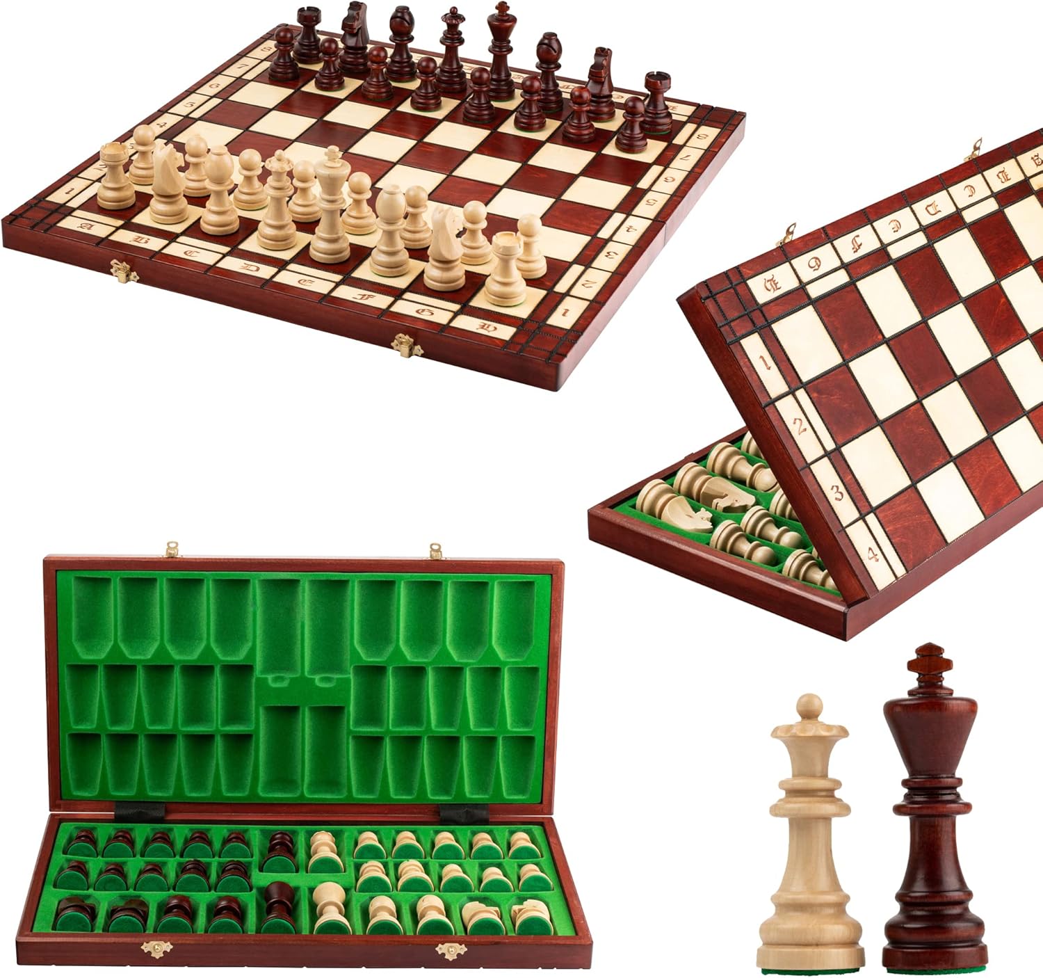 Amazon.com: Master Of Chess Professional Tournament No.8 Wooden Chess ...