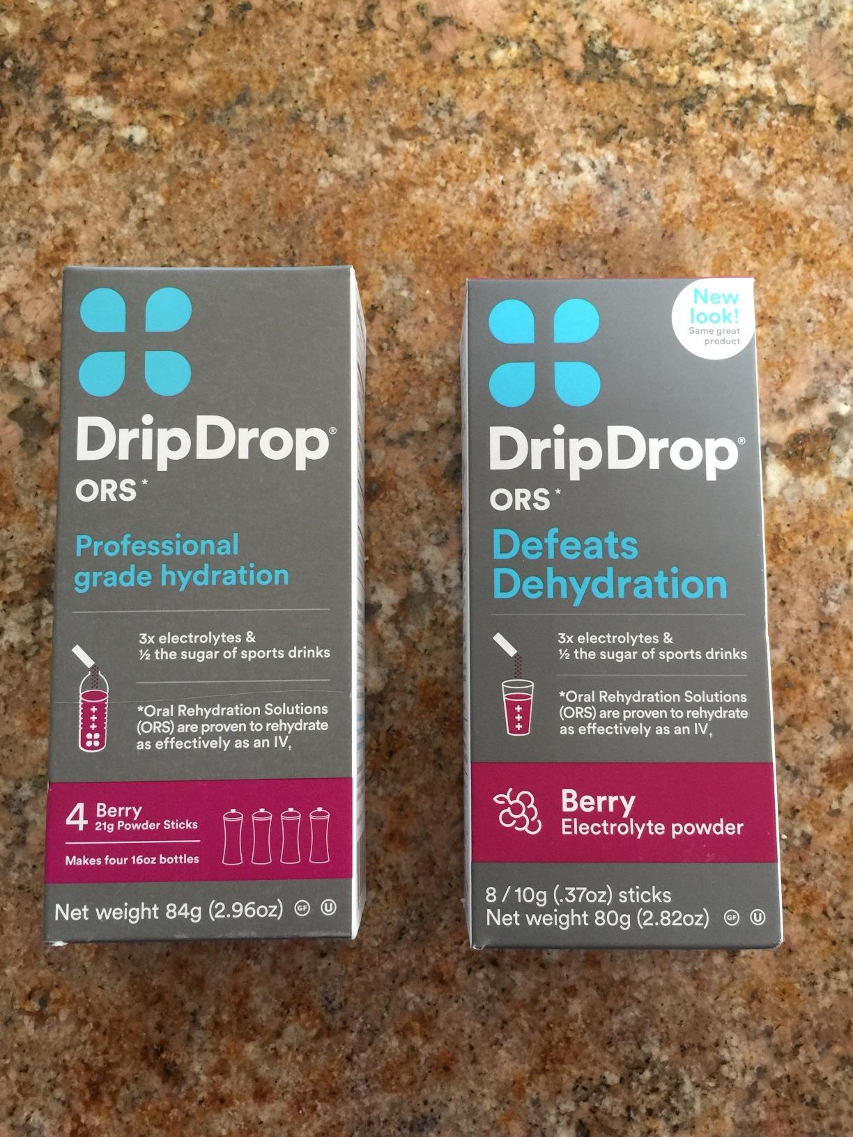 Amazon.com: Drip Drop Hydration Powder Berry Flavor 8 Packets Per Box ...