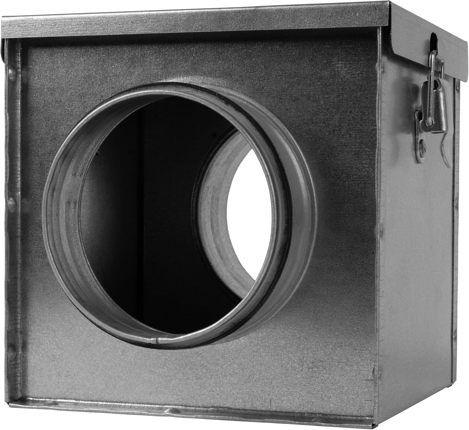 HVAC OV 4 Inch Filter Box - Inline Duct Filter for Round Duct ...