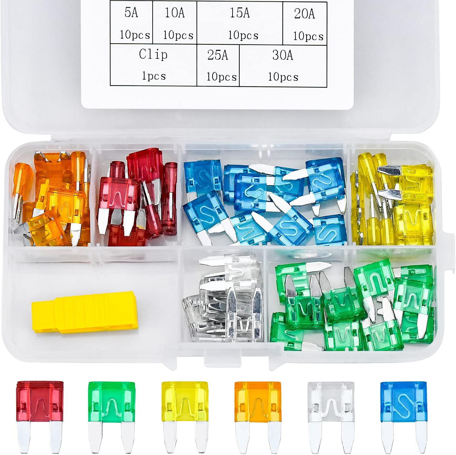 Micro Car Fuses, Mini Automotive Fuse, Assorted Auto Standard Blade ...