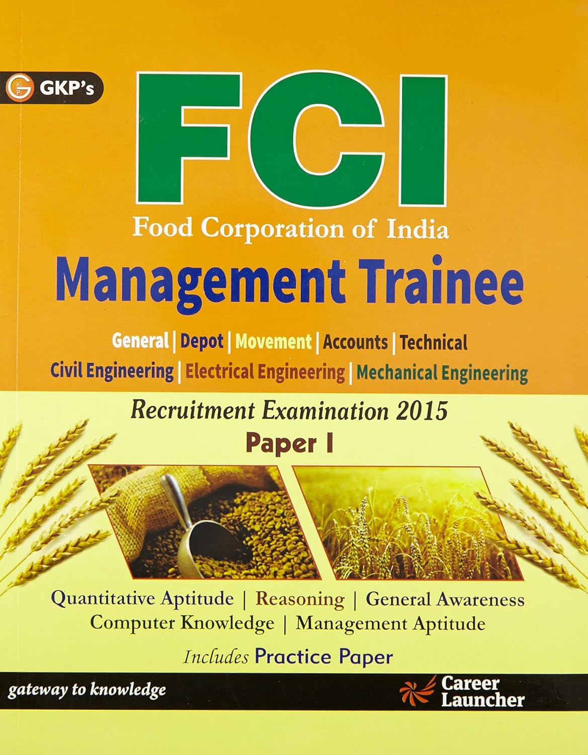 FCI (FOOD CORPORATION OF INDIA) Management Trainee Recruitment Exam ...