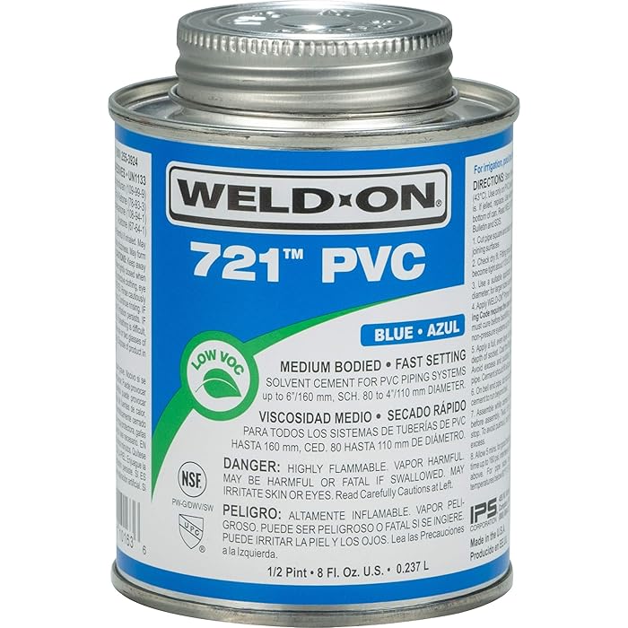 Buy Weld-On 10163 721 PVC Medium-Bodied High Strength Solvent Cement ...