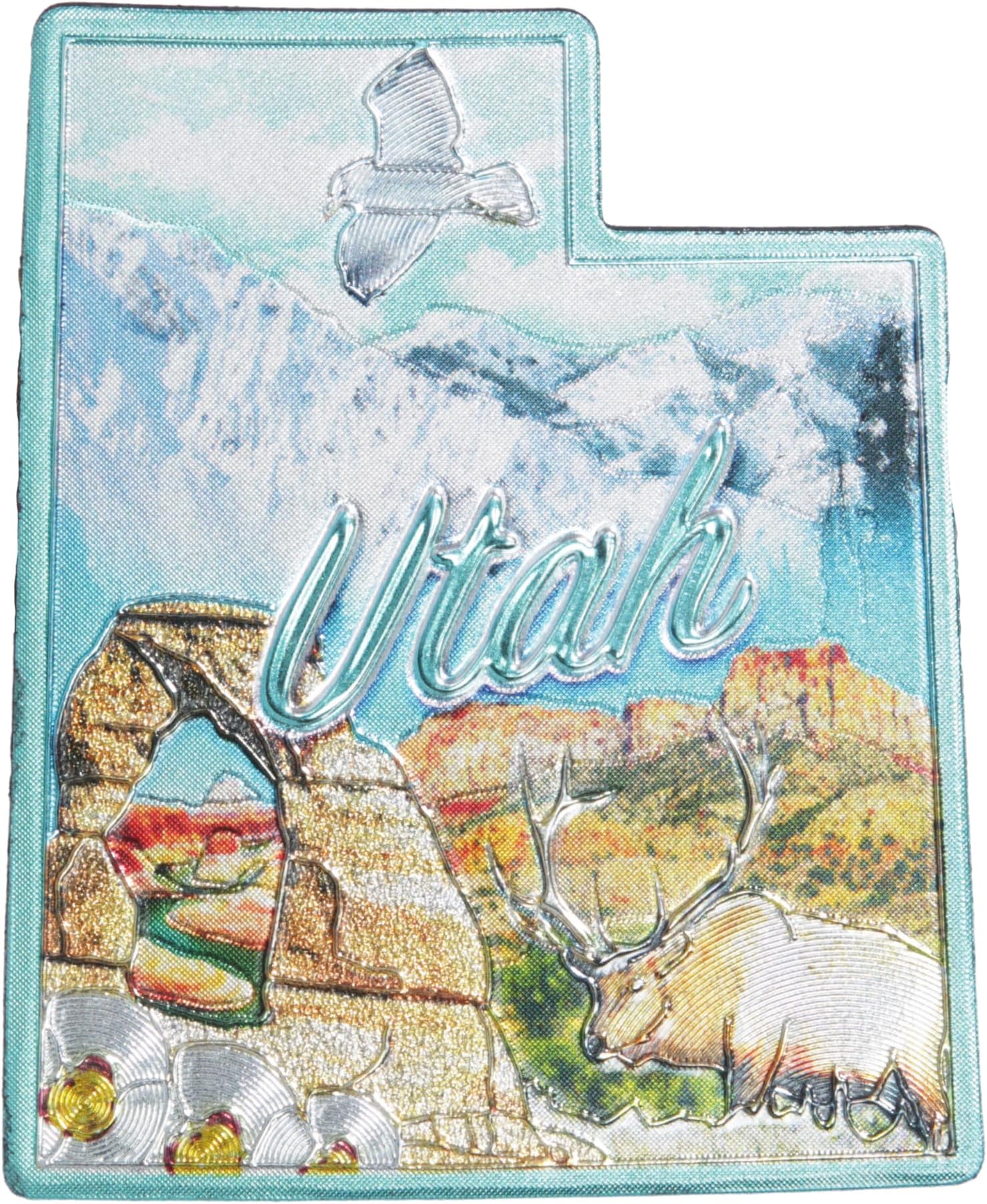 Amazon.com: Utah Artwood State Magnet Collectible Souvenirs and Gifts ...