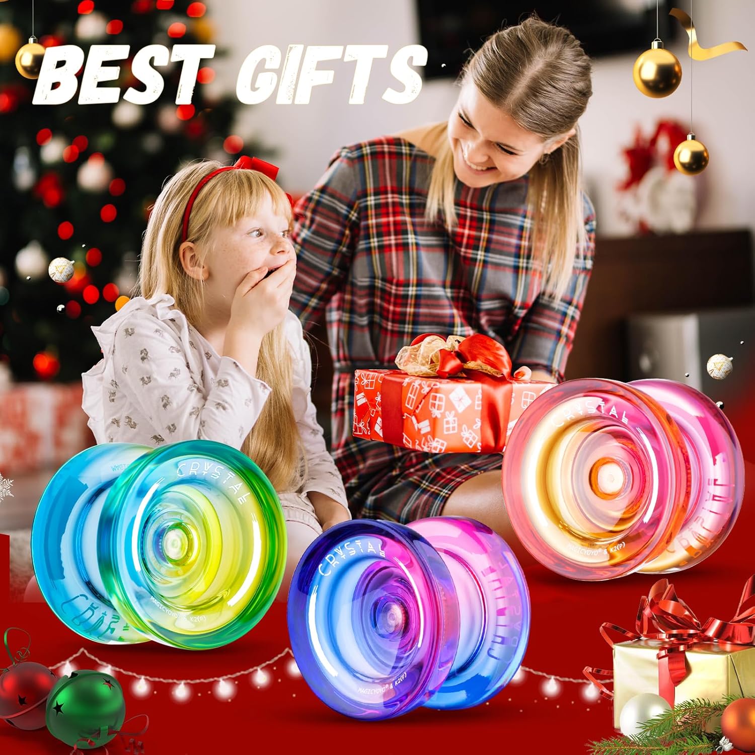 MAGICYOYO Crystal Yoyo K2 Pack of 3, Professional Responsive Yoyo for ...