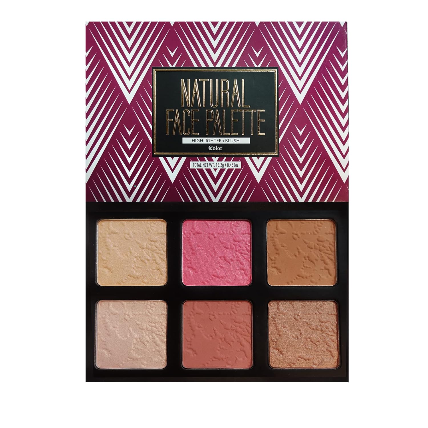 Amazon.com: Ccolor Cosmetics - Natural Face Palette in Glow, Make Up ...