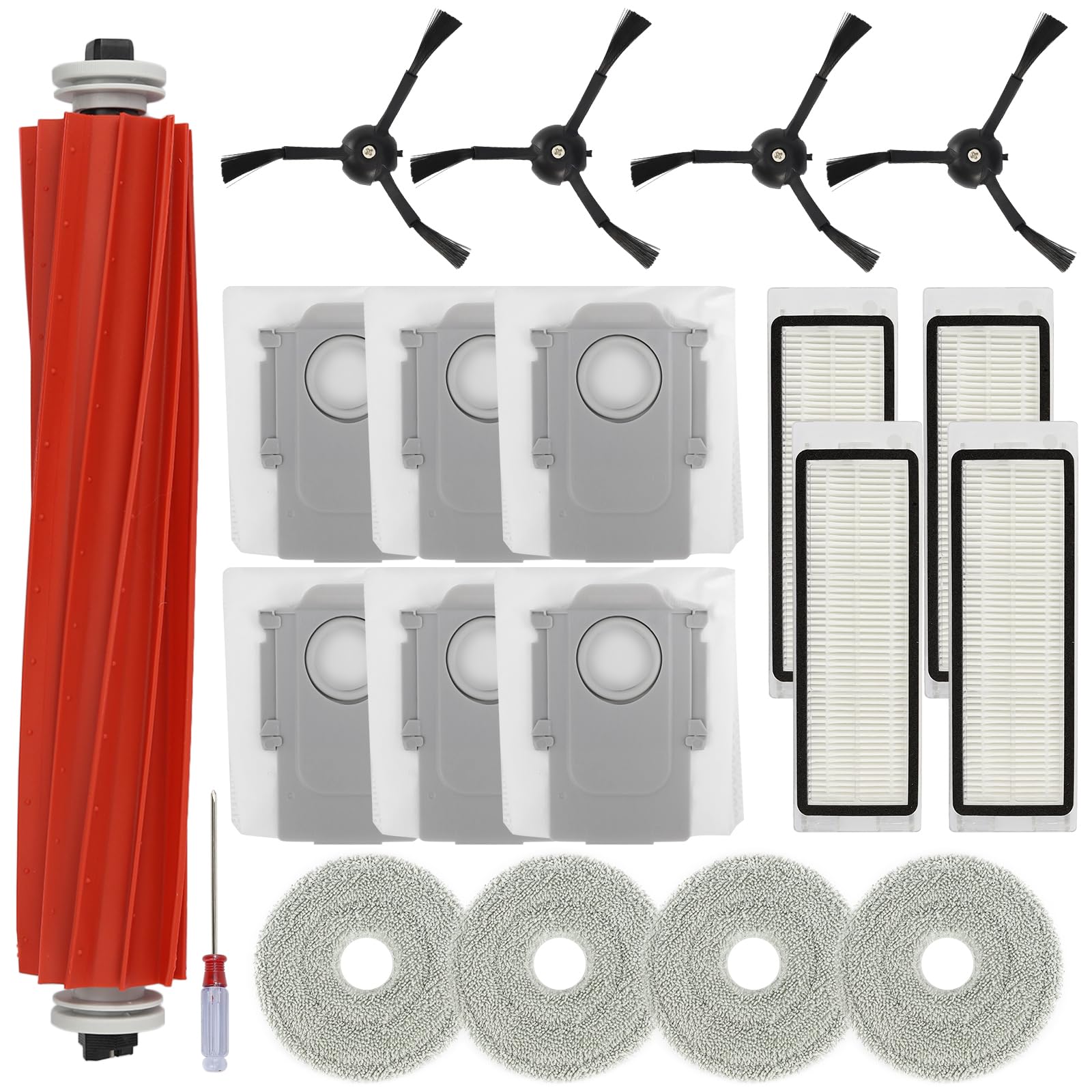 Amazon.com: 20 PCS Accessories Kit for Roborock Q Revo Robot Vacuum ...