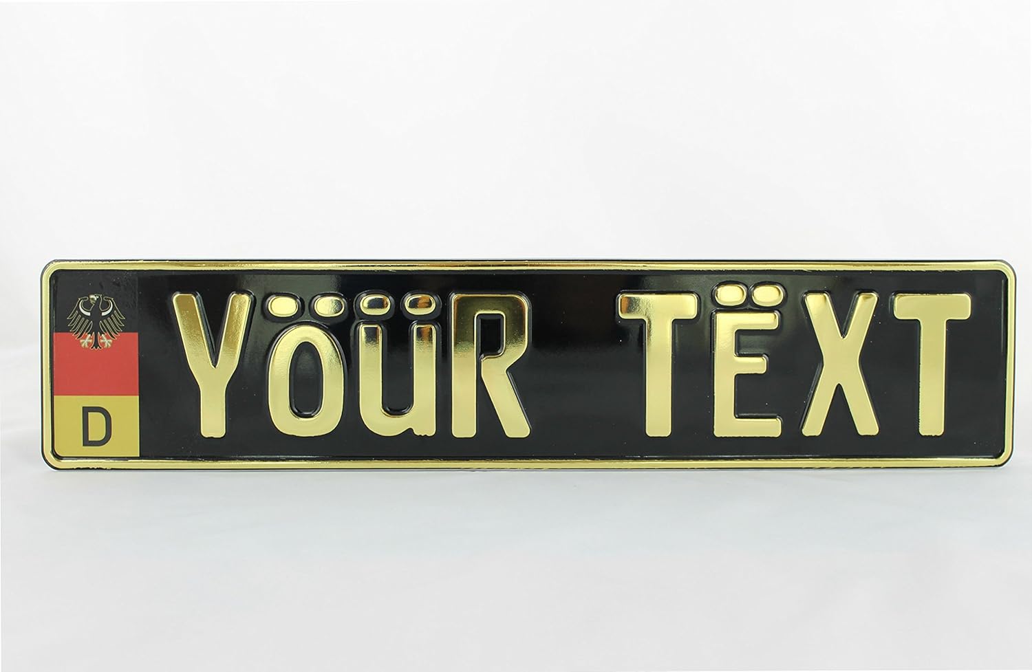 Amazon.com: German Germany Flag Eagle D Euro European EU License Plate ...