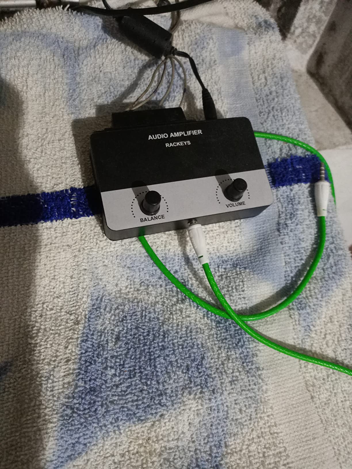 Rackeys mini amplifier for home - With Balance control - 12 volt DC (10 ...