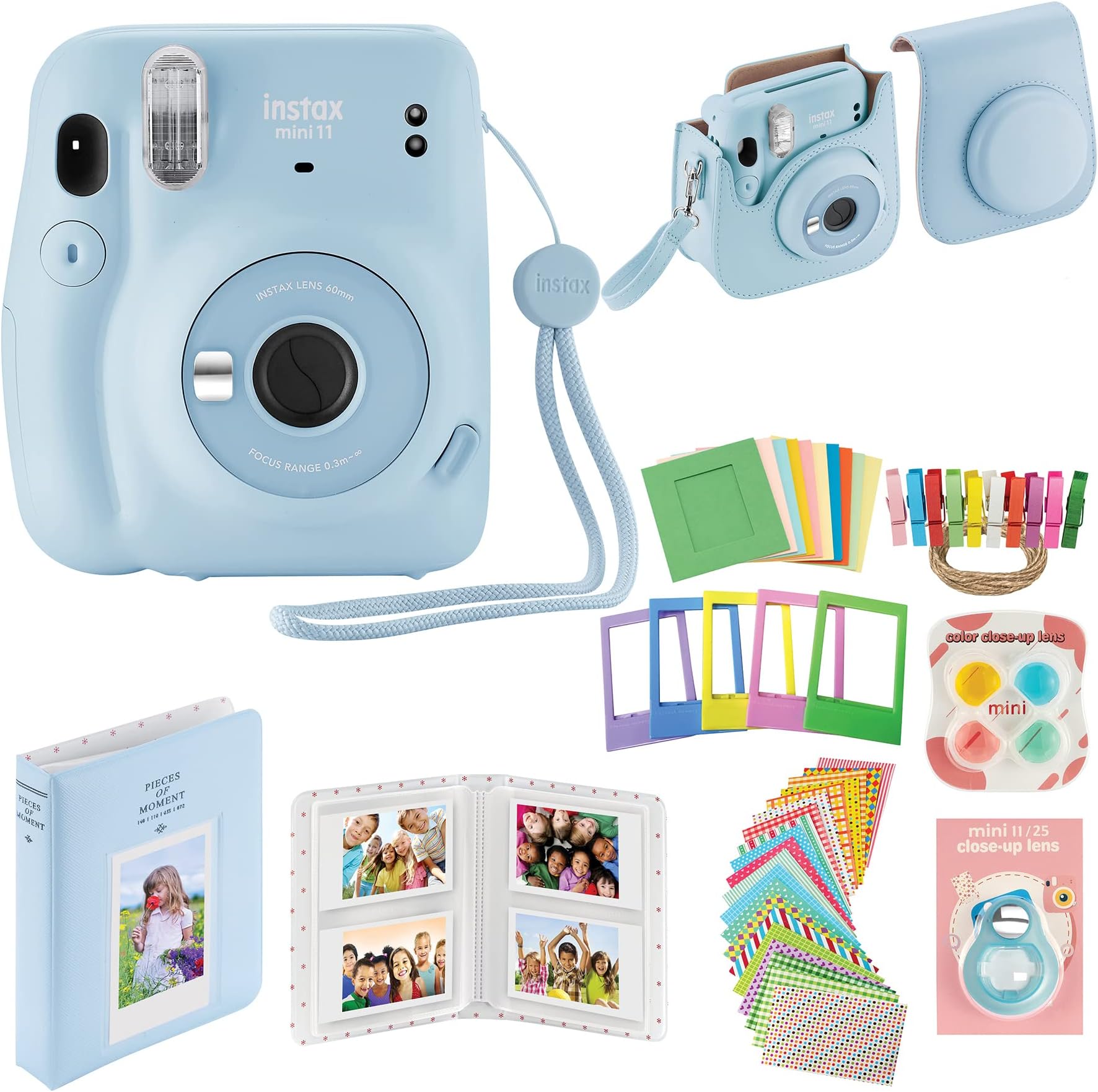 Amazon.com : Fujifilm Instax Mini 8 Instant Film Camera (White) with ...