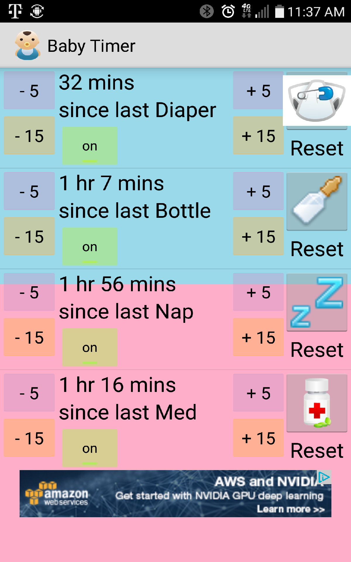 Baby Timer - App on Amazon Appstore