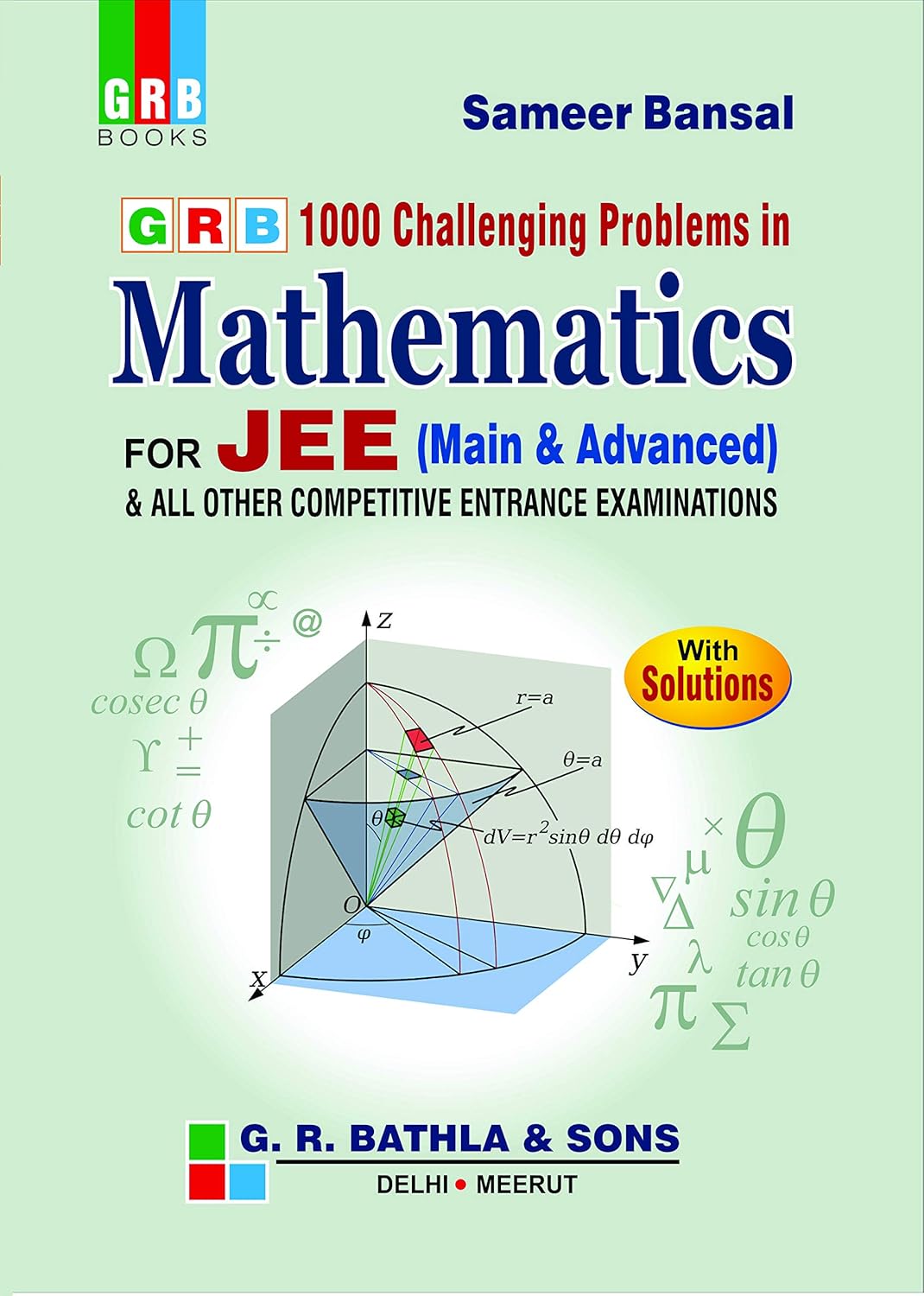 Buy GRB 1000 Challenging Problems in Mathematics for JEE (Main ...