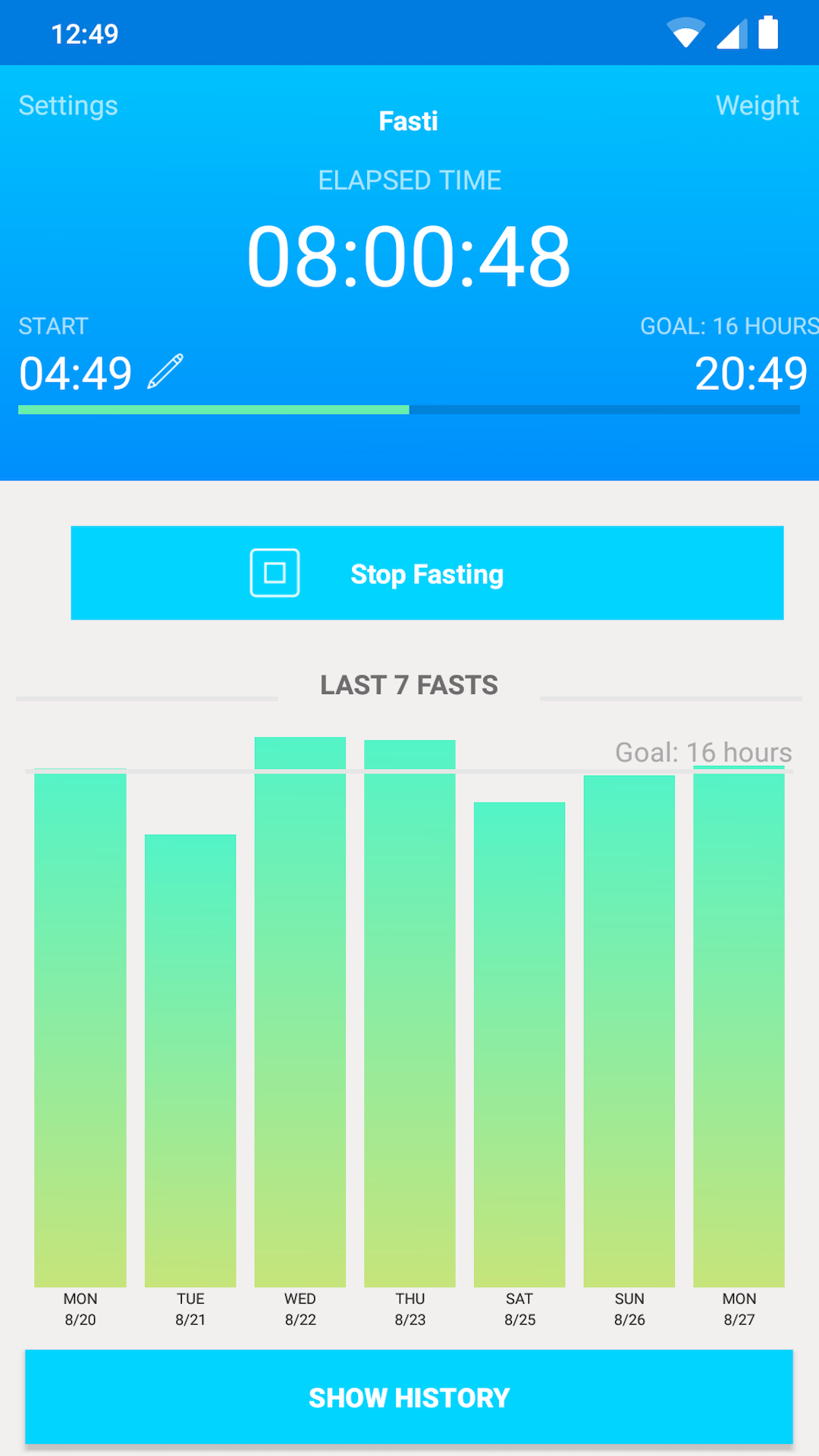 Fasti - fasting tracker - App on Amazon Appstore