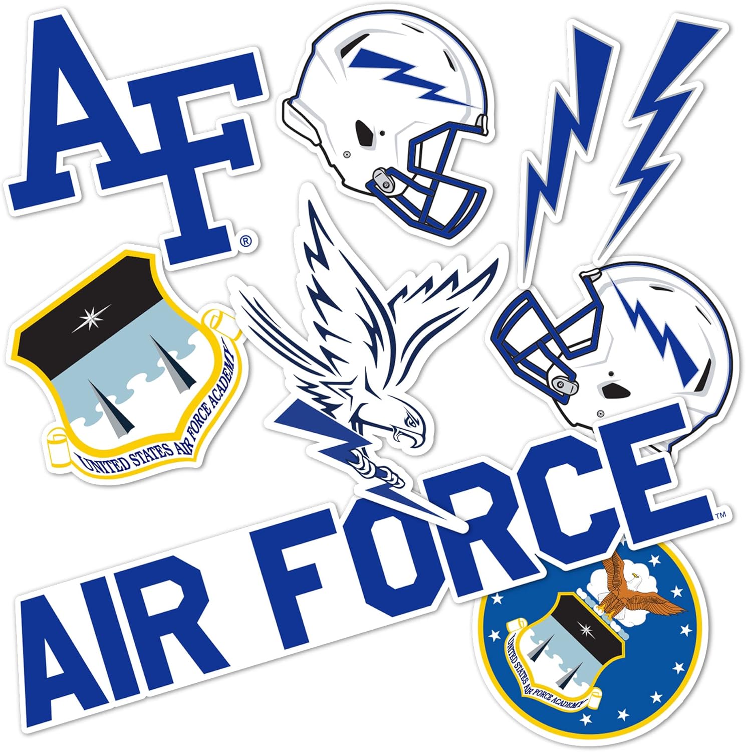 Amazon.com: Desert Cactus United States Air Force Academy Sticker USAFA ...