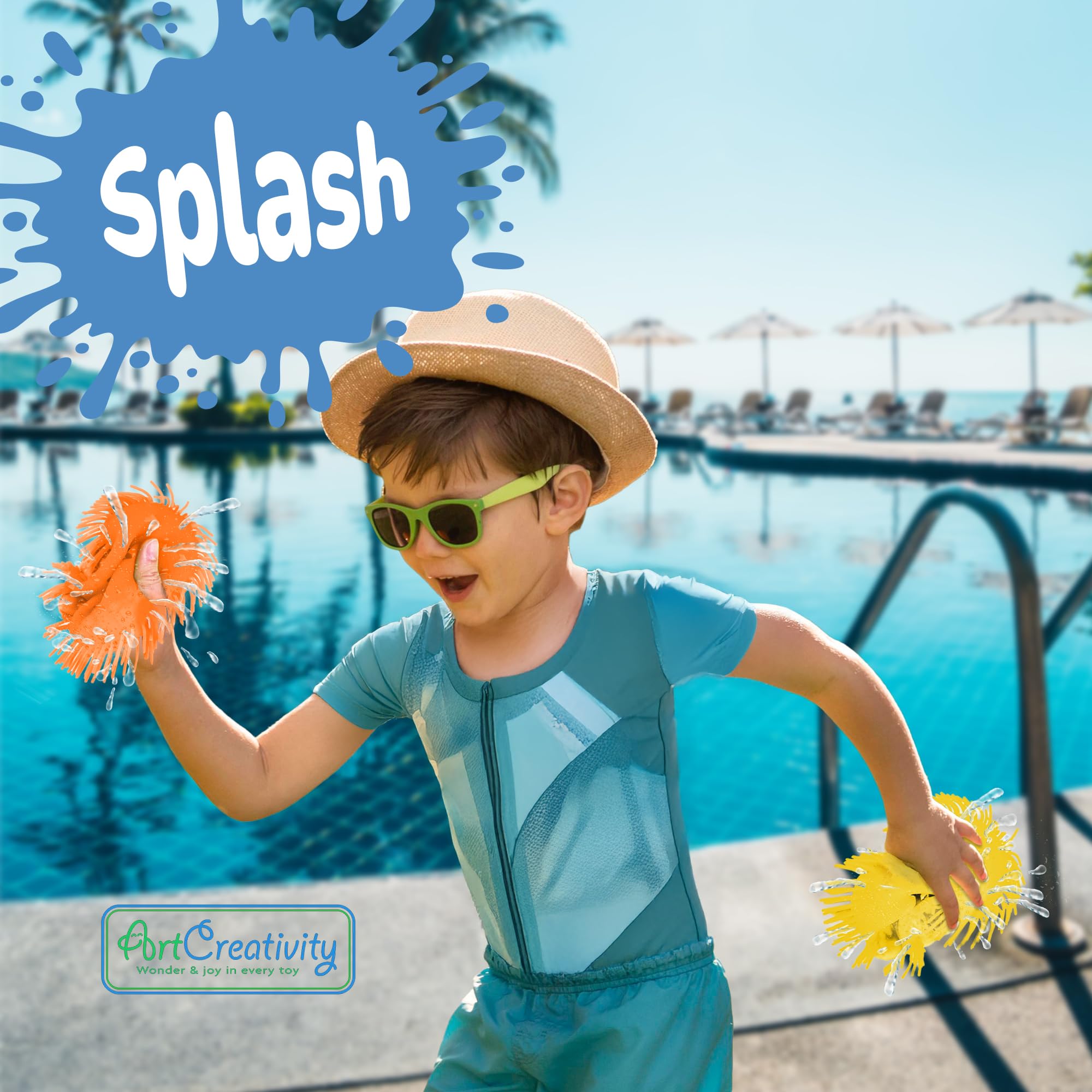 Snapklik.com : ArtCreativity Soft Water Frisbees For Kids, Soft Sports ...