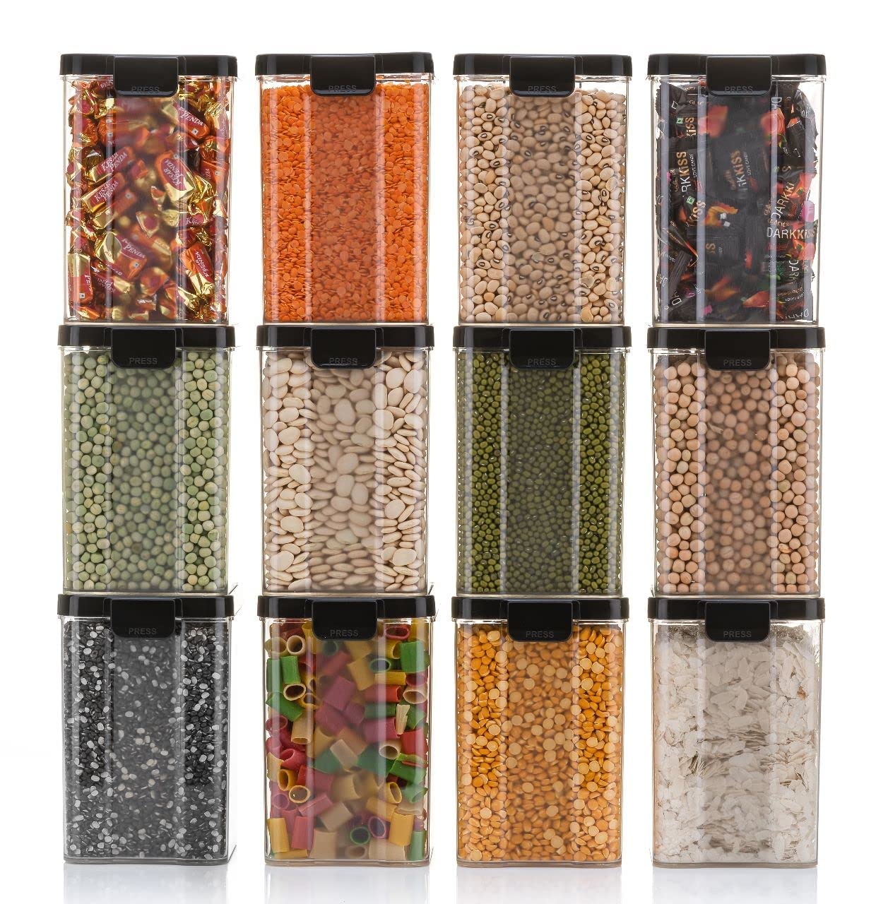 Homemet Kitchen Containers Set | 1100 ML Lock and Lock Airtight Storage ...