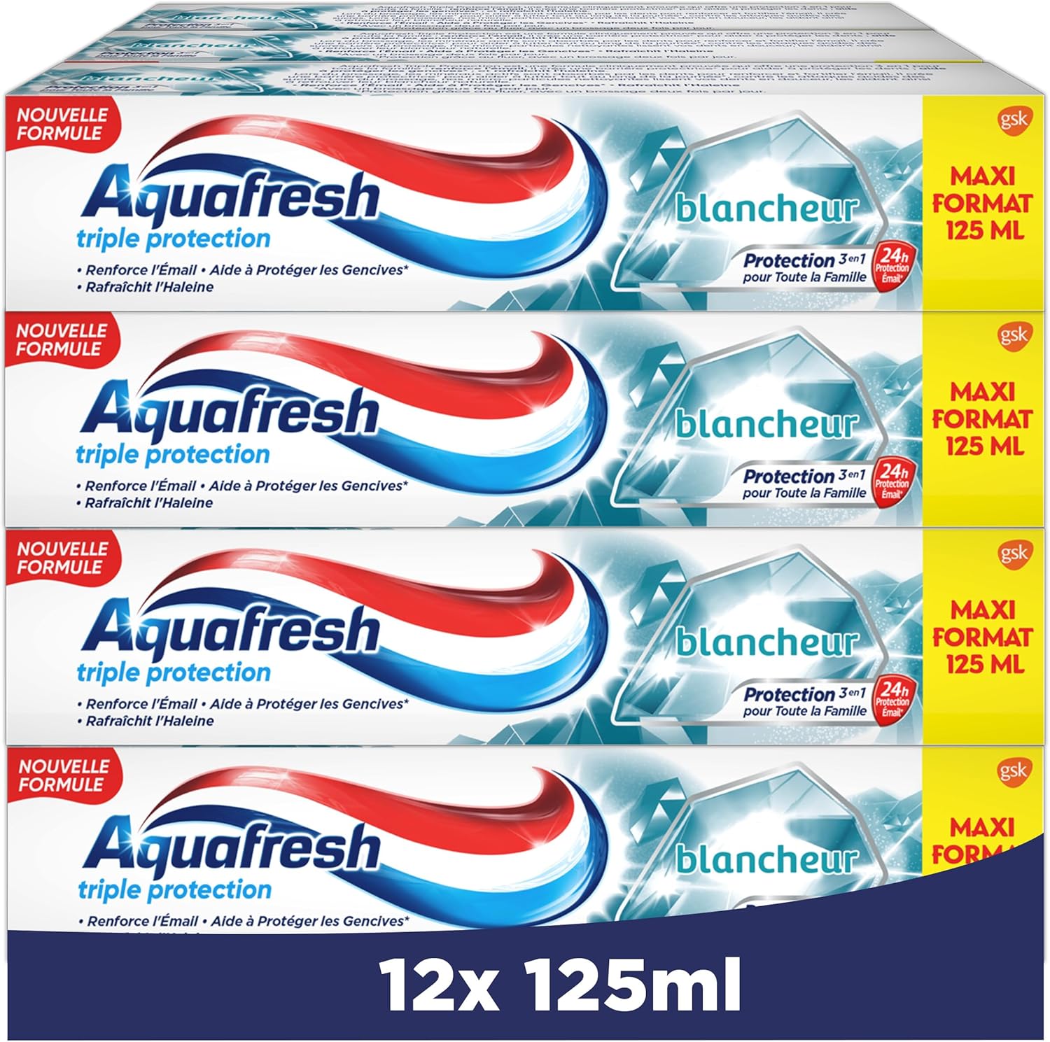 Aquafresh Dentifrice Triple Protection Blancheur