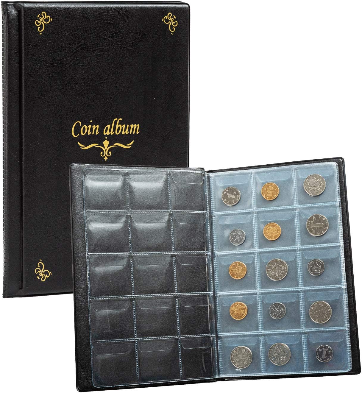 Amazon.com : Eage Coin Collection Holder Album for Collectors, 150 ...