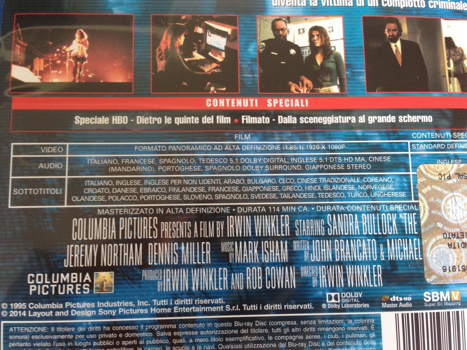 The Net [VHS] : Sandra Bullock, Jeremy Northam, Dennis Miller, Diane ...