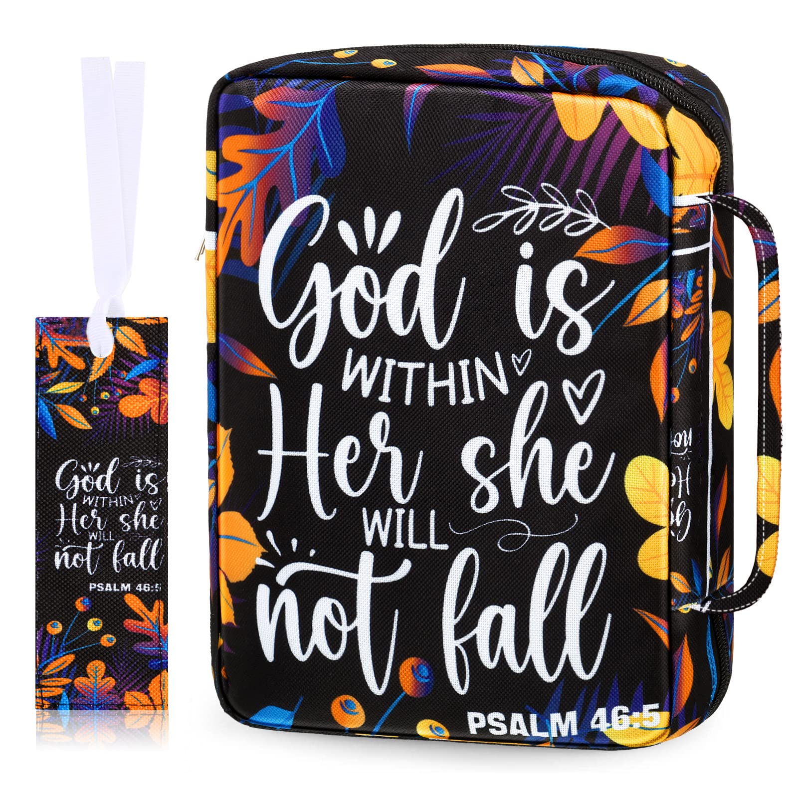 Snapklik.com : Laumoi Bible Cover Floral Bible Case 10 Women Bible Bag ...