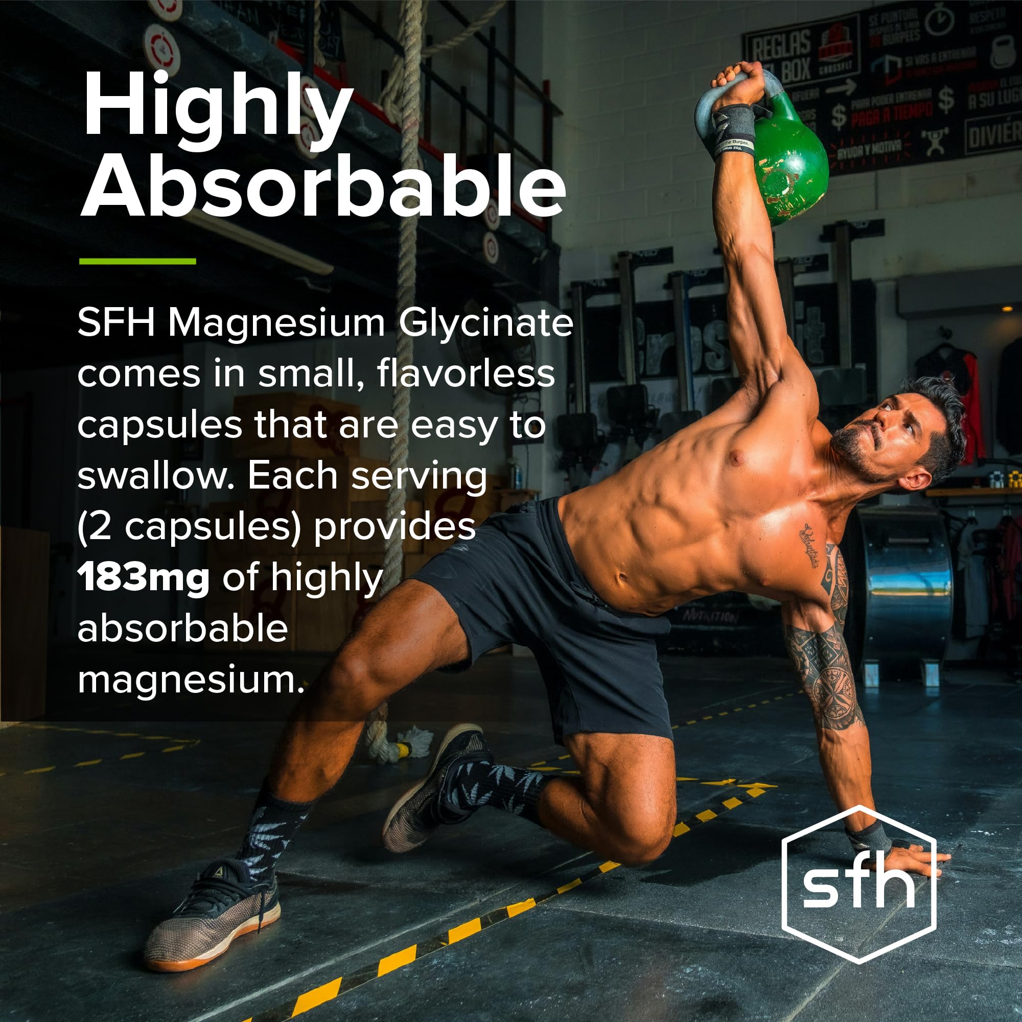 Snapklik.com : SFH Magnesium Glycinate 183mg - Highly Absorbable For ...