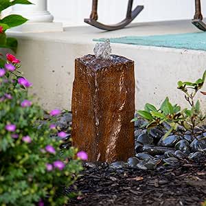 Amazon.com : Aquascape Faux Basalt Column Fountain, 18 inch, 78361 ...