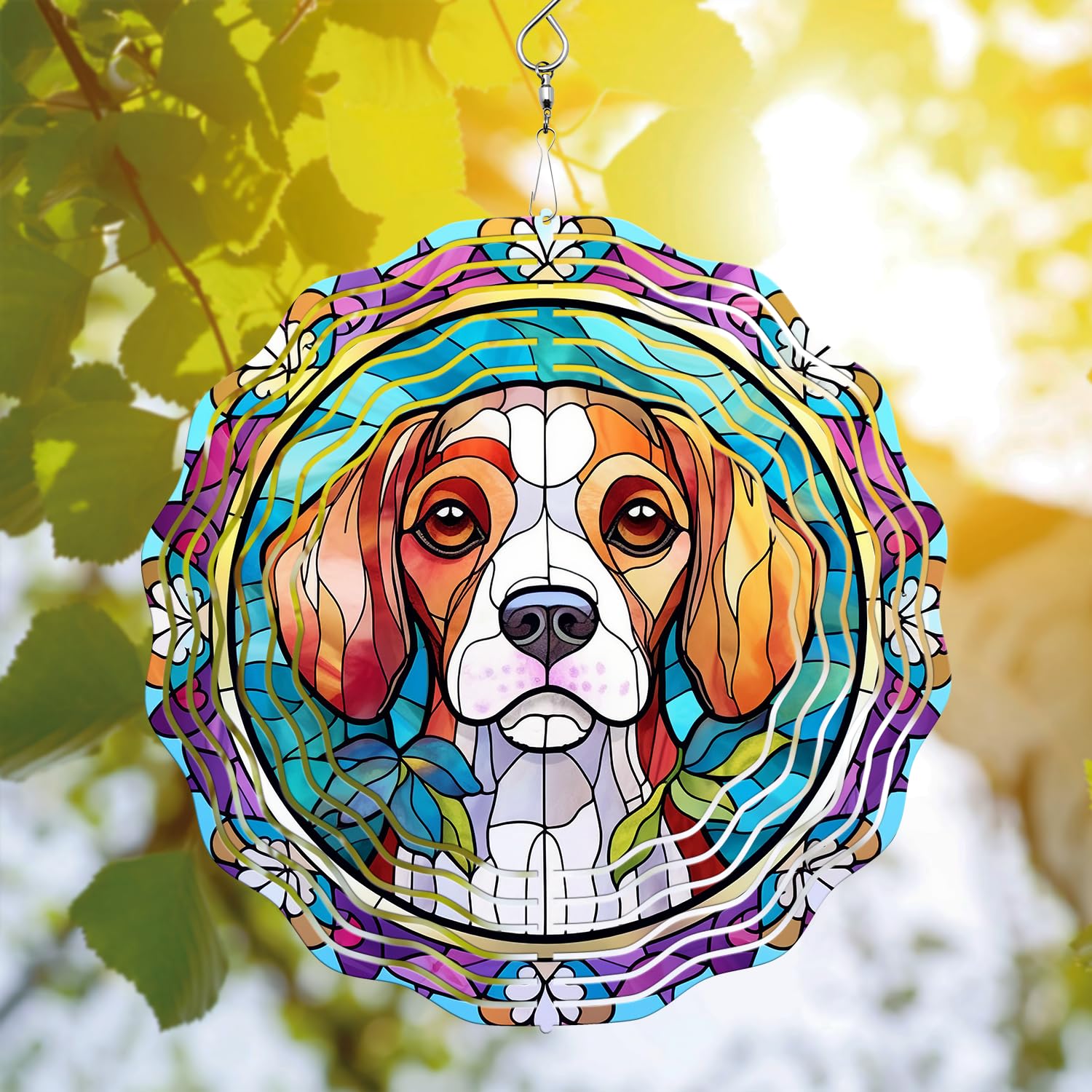 Amazon.com: 64memory Beagle Dog Wind Spinner, Beagle Dog Wind Spinner ...