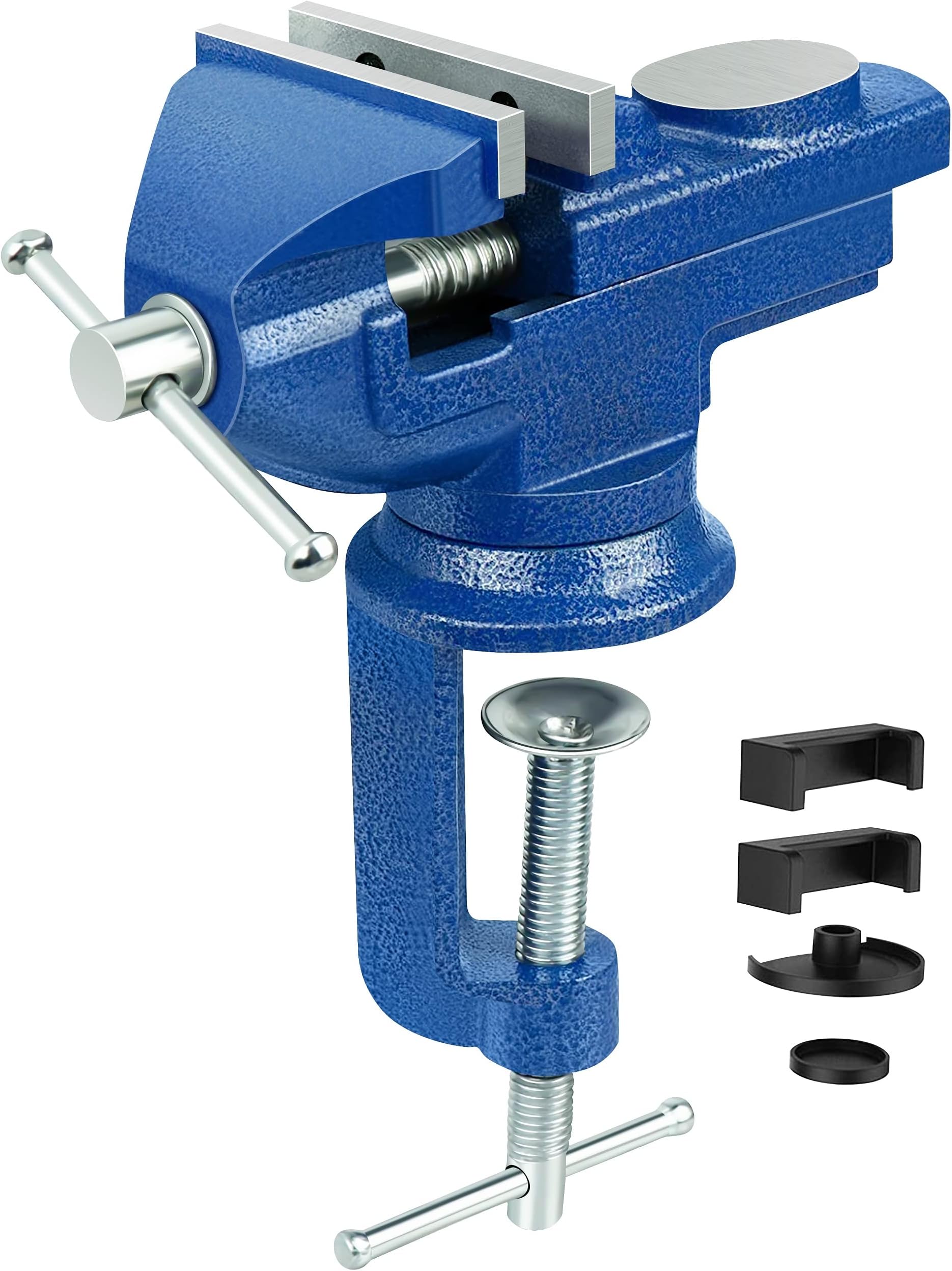 HRB Schraubstock 70 mm klemmbar für Werkbank, Schraubstock klein und ...