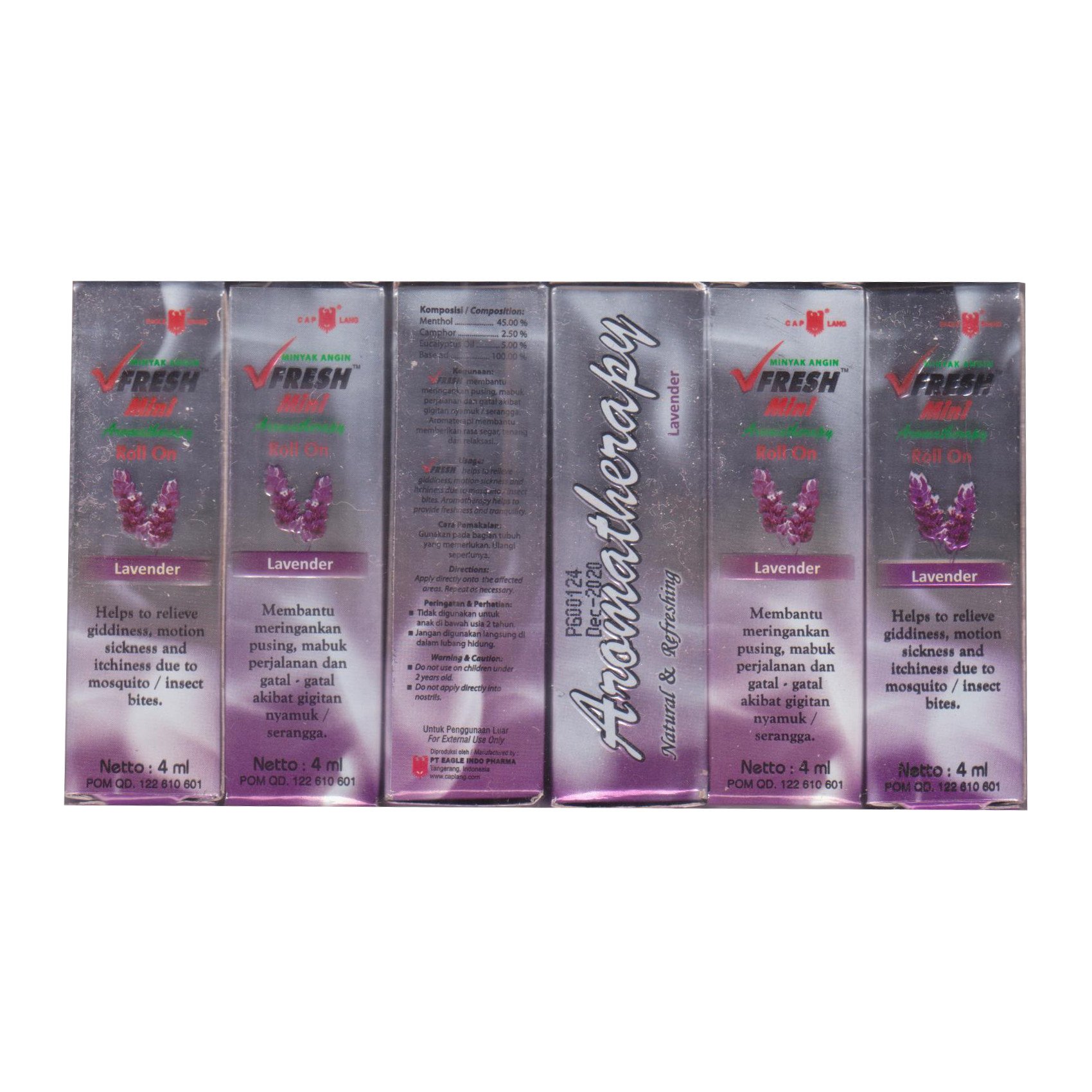 Eagle Brand Vfresh V Fresh Medicated Aromatherapy Roll On Oil ...