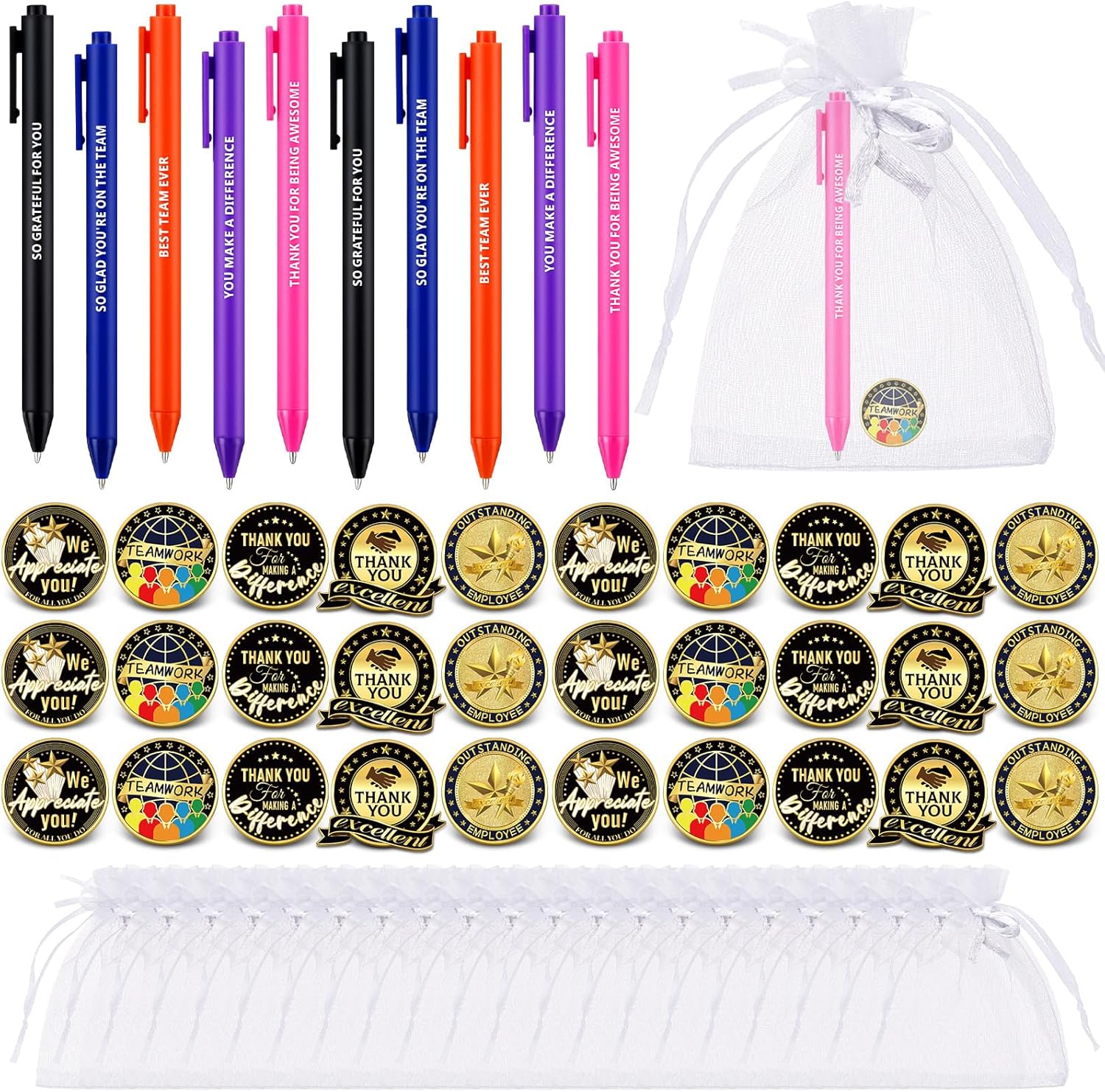 Amazon.com: Geyoga 30 Pcs Employee Appreciation Gifts Bulk Thank You ...