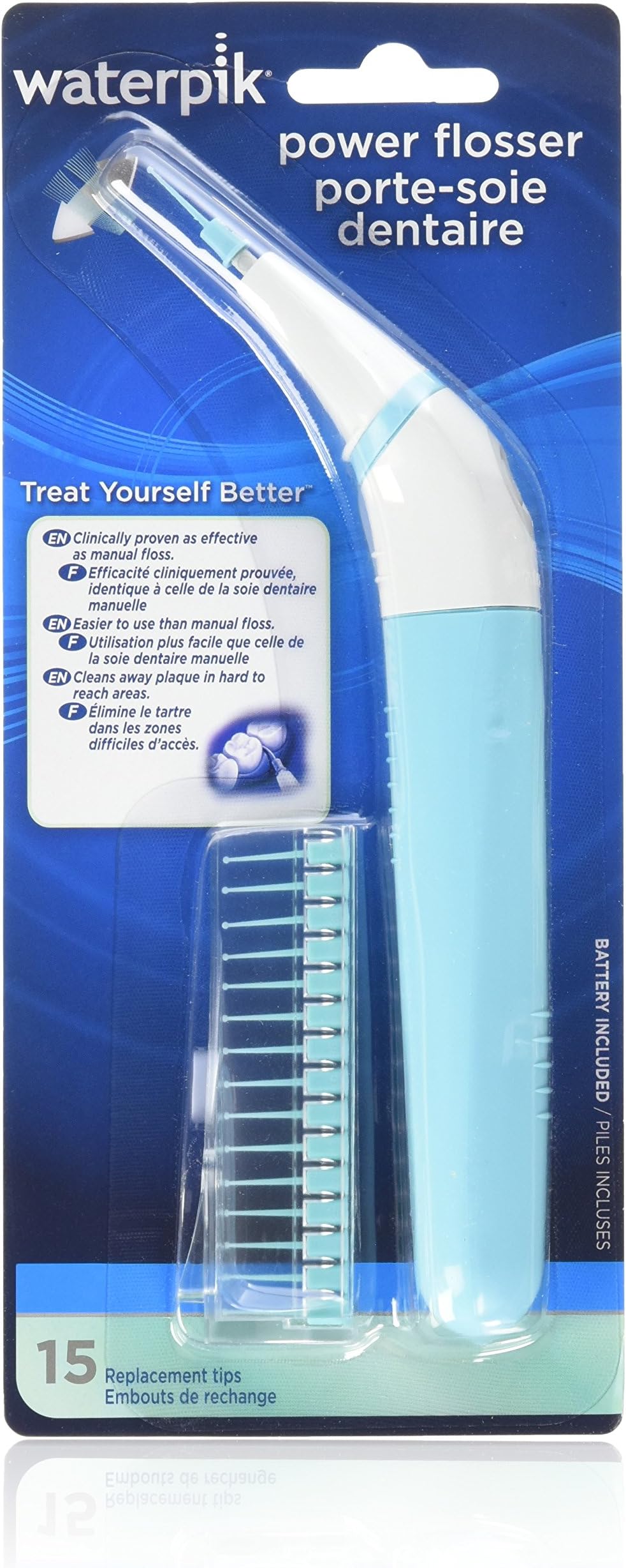 Amazon.com: Waterpik Power Flosser Flexible Tip, Battery Operated ...