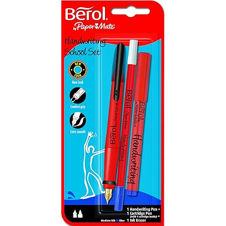Berol Handwriting School Set - Blue : Amazon.co.uk: Stationery & Office ...