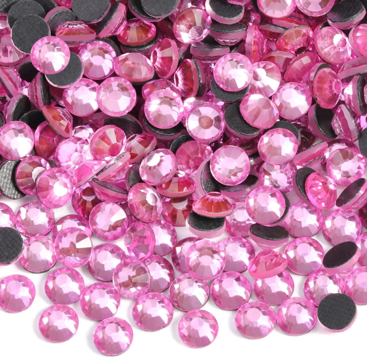 Amazon.com: 6000PCS Hotfix Rhinestones Bulk, Dark Pink Rhinestones for ...