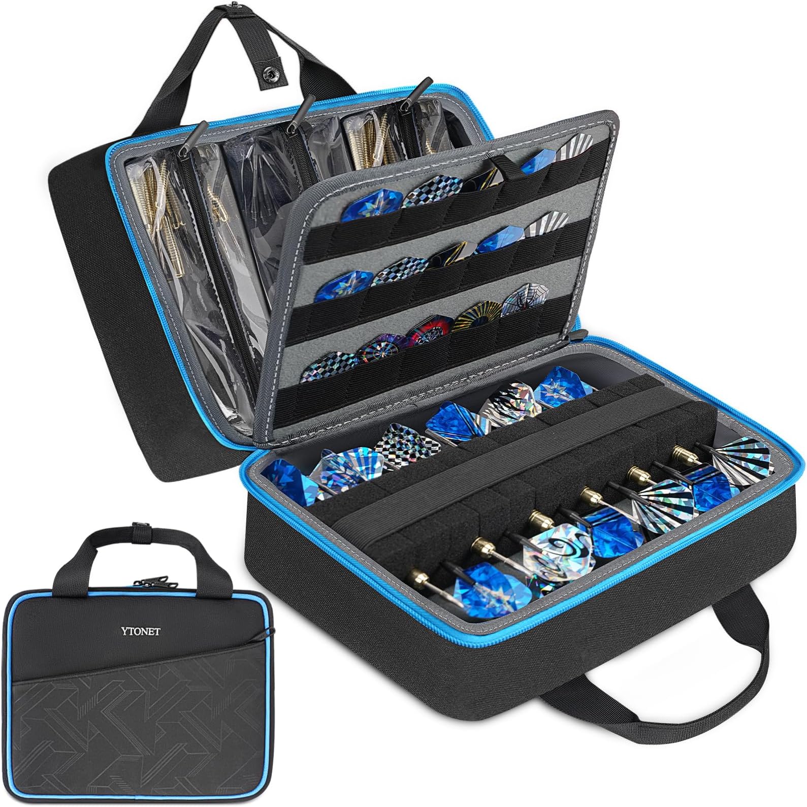 Amazon.com: CUESOUL BEAST Dart Case Big Darts Carrying Storage for Steel Tip/Soft Tip darts and ...