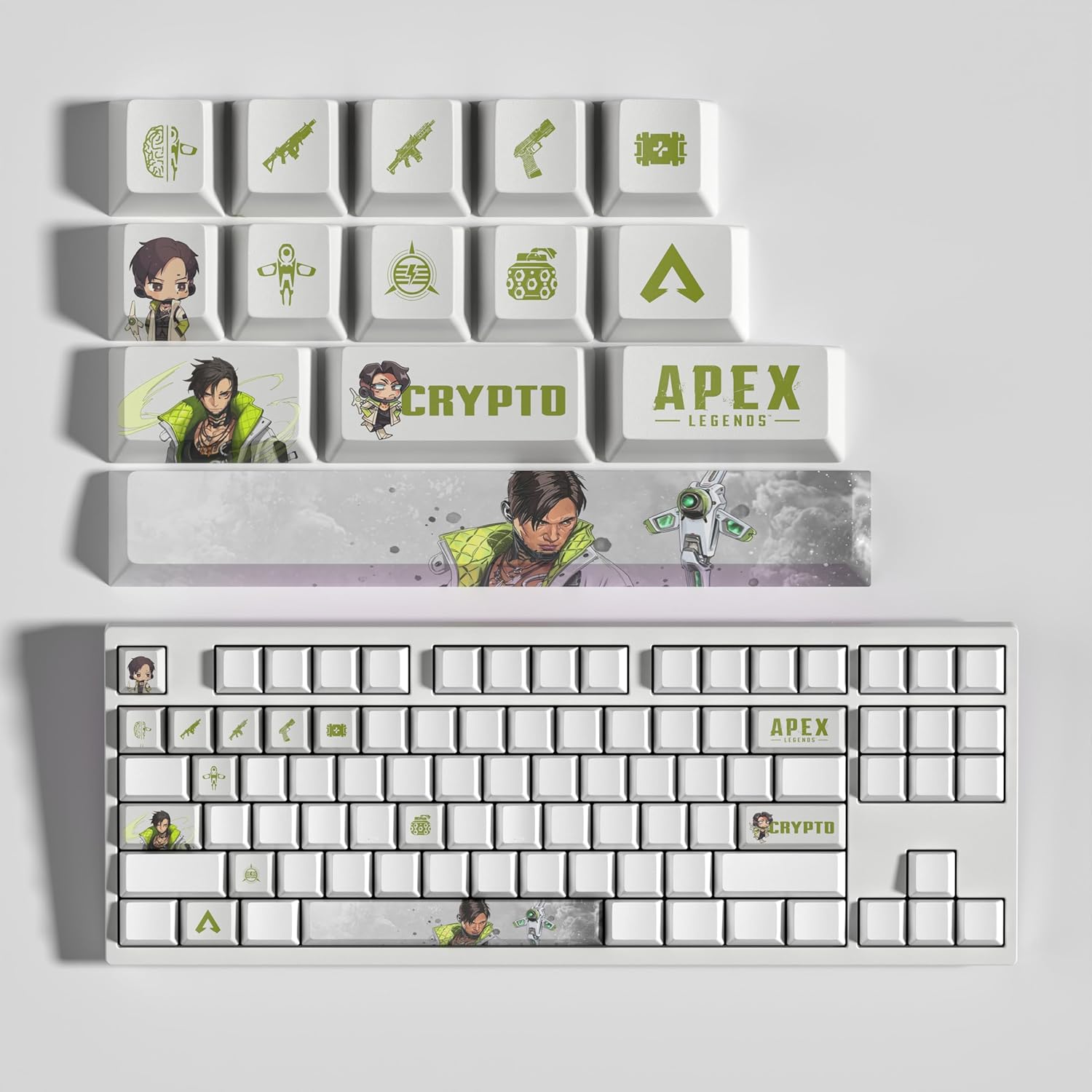 Amazon.com: Gatokit Apex Legends Custom Keycaps OEM Profile 14keys PBT ...