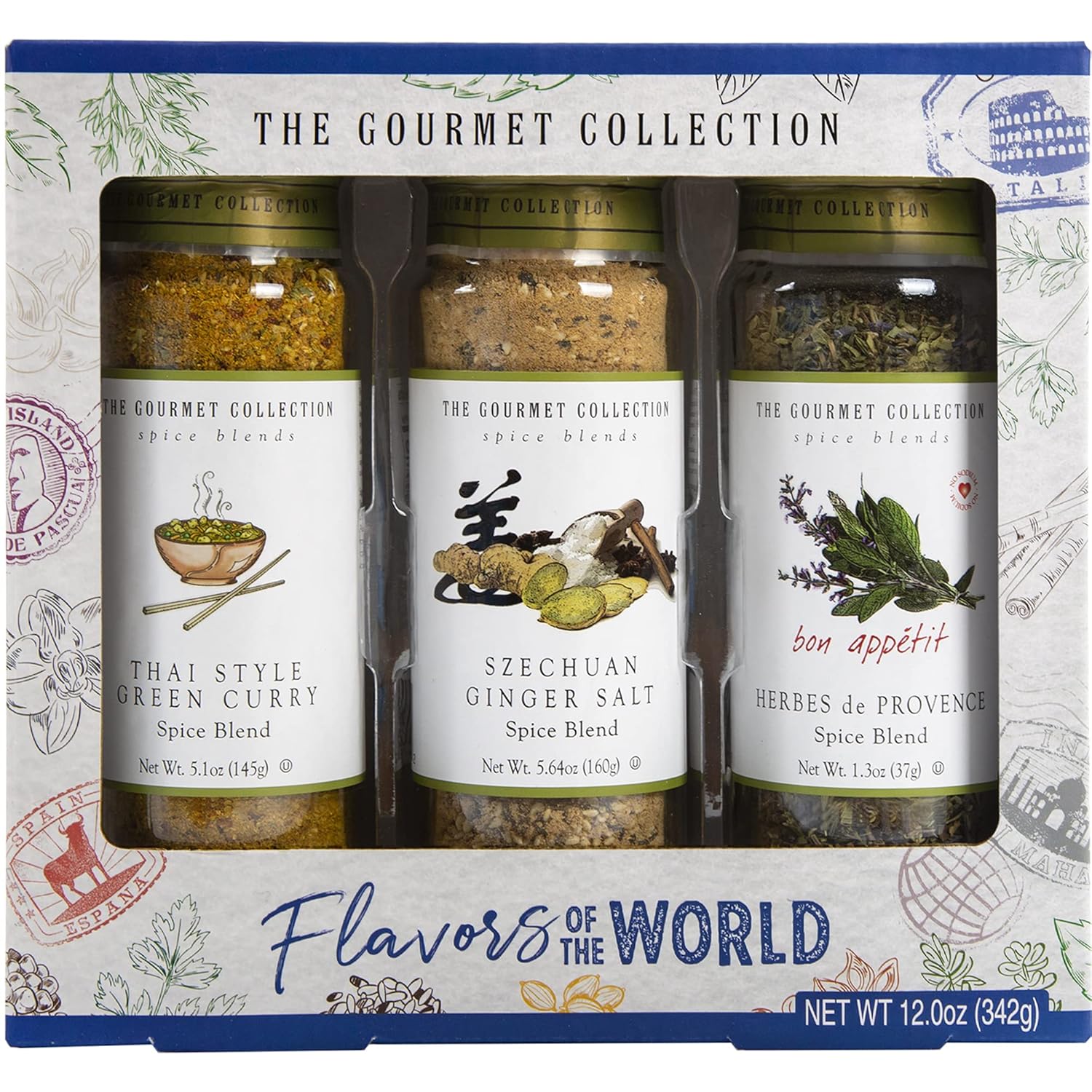 Amazon.com : The Gourmet Collection Spices & Seasoning Blends – Flavors ...