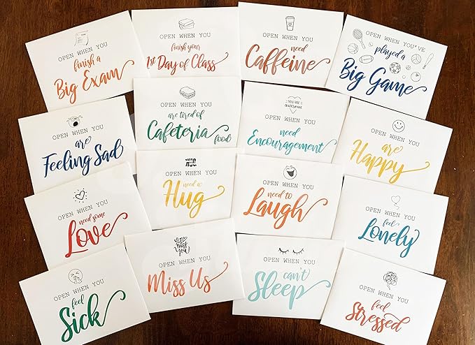 Amazon.com : Open When Envelopes Kit, 16pcs - Inspirational Quotes ...